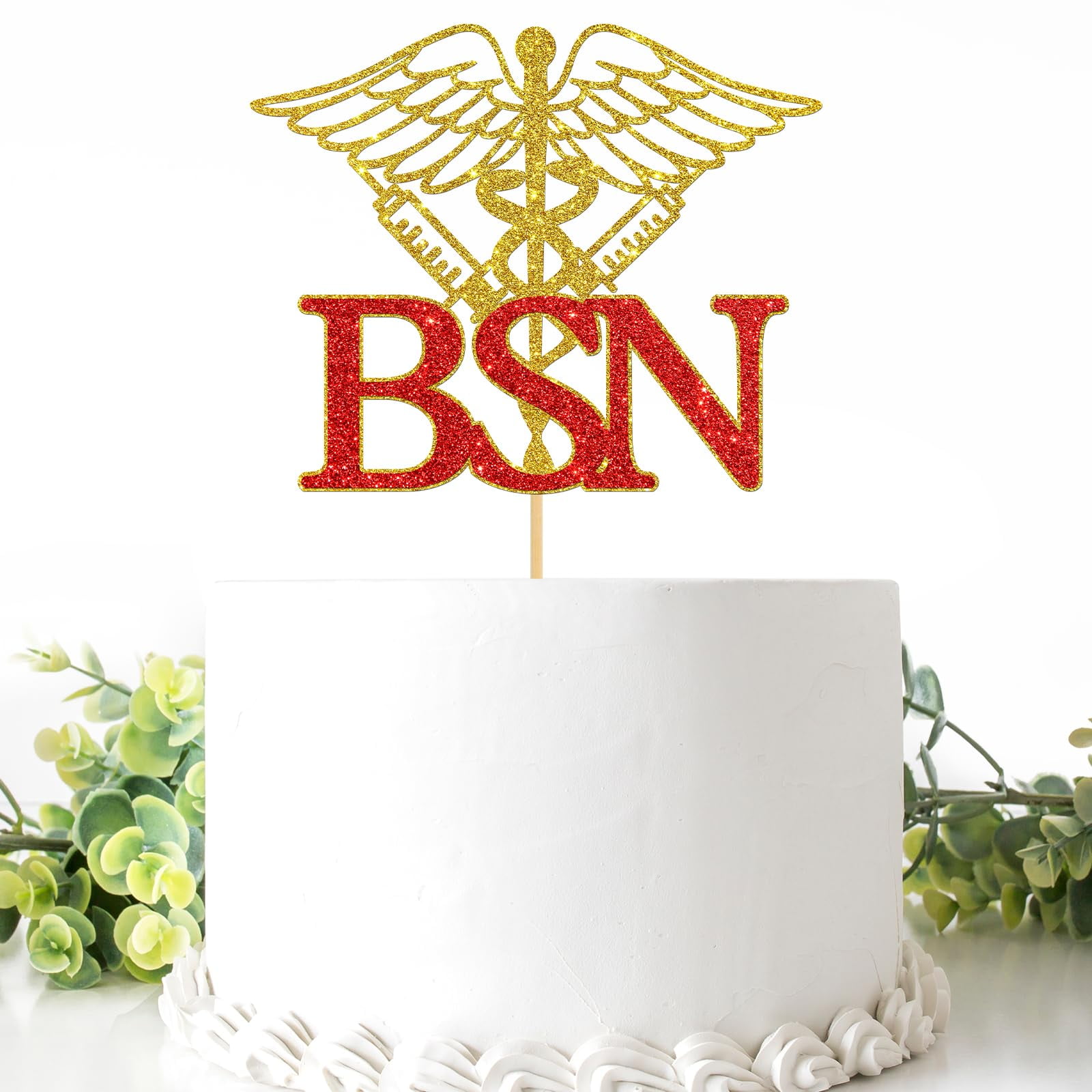 Bantartar BSN CakeTRDN Topper, Congrats Nurse Cake Topper Nurse Grad RN ...