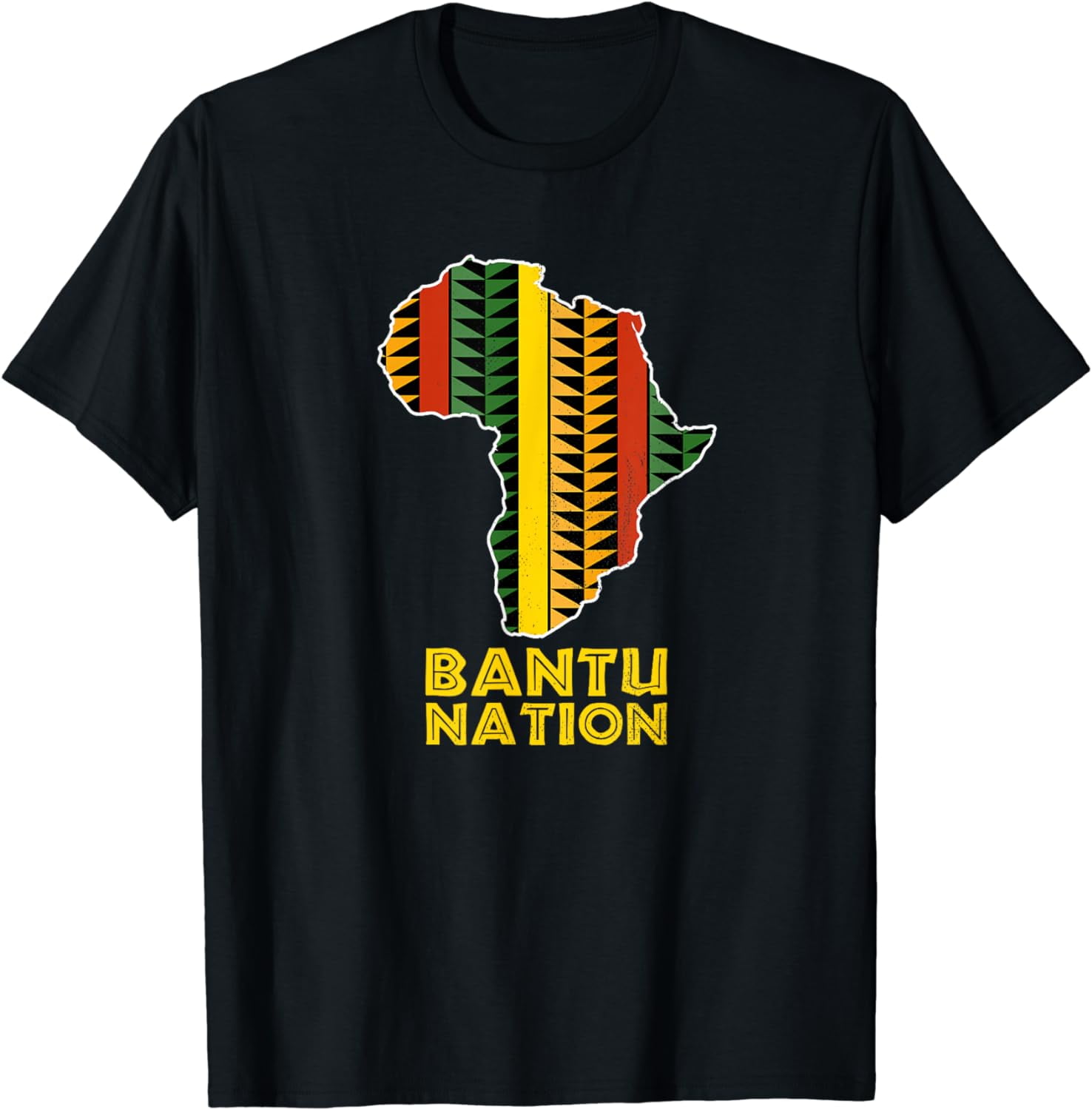 Bantu Nation Africa Zulu Shield Safari African Sunset T-Shirt - Walmart.com