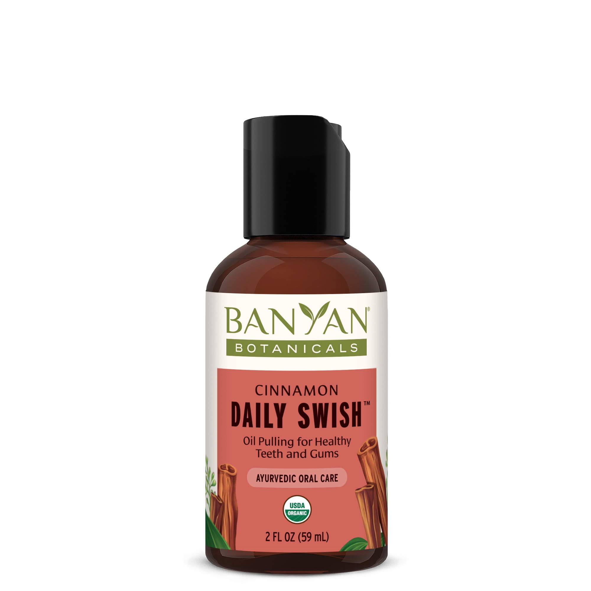 Banyan Botanicals Cinnamon Daily Swish – Organic Ayurvedic Pulling Oil ...