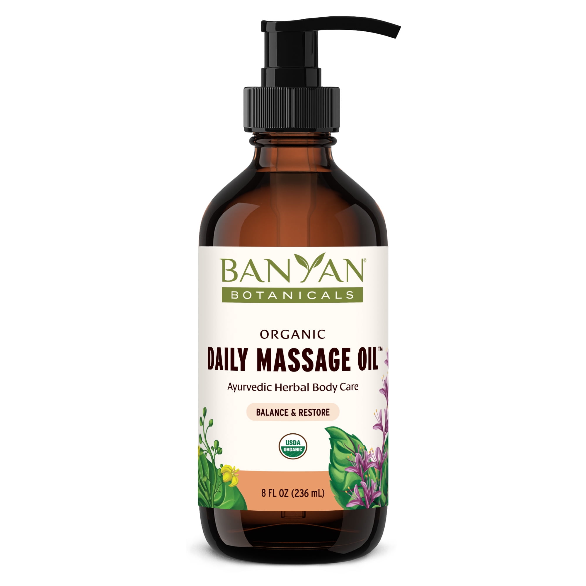 Banyan Botanicals Daily Massage Oil – Organic Ayurvedic Massage Oil ...