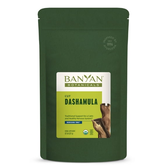 Banyan Botanicals Organic Dashamula Herbs, 1/2 Pound - Ayurvedic ...