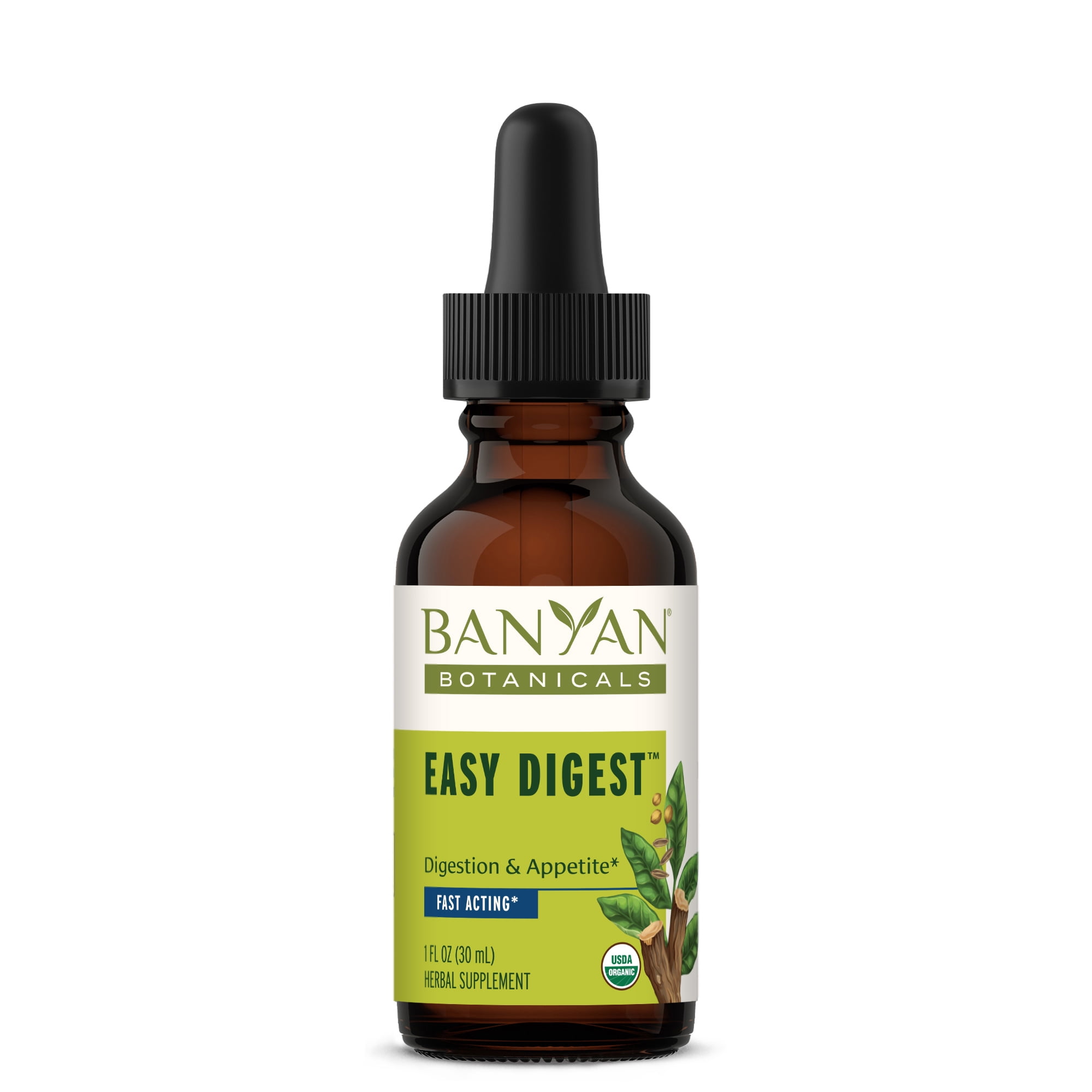 Banyan Botanicals Easy Digest Liquid Extract – Organic Herbal Digestion ...