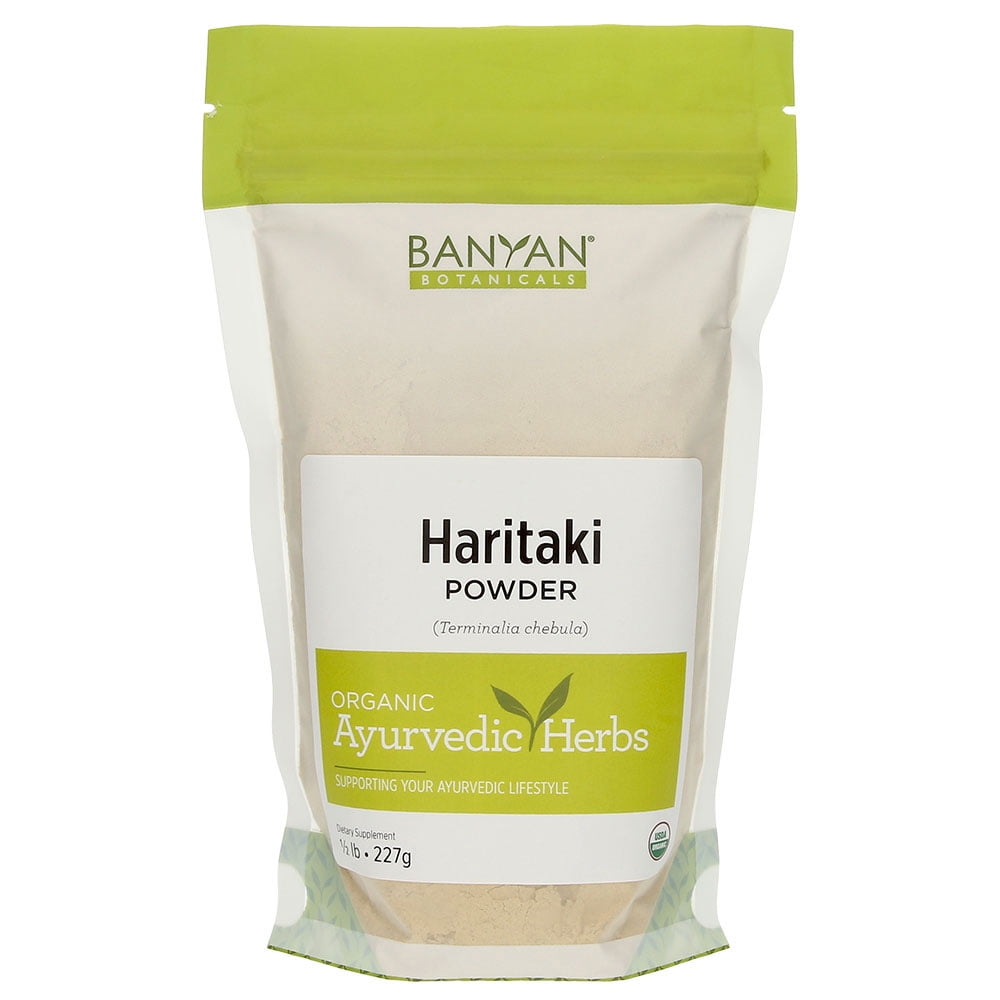 Banyan Botanicals Haritaki Powder - Certified Organic, 1/2 Pound ...