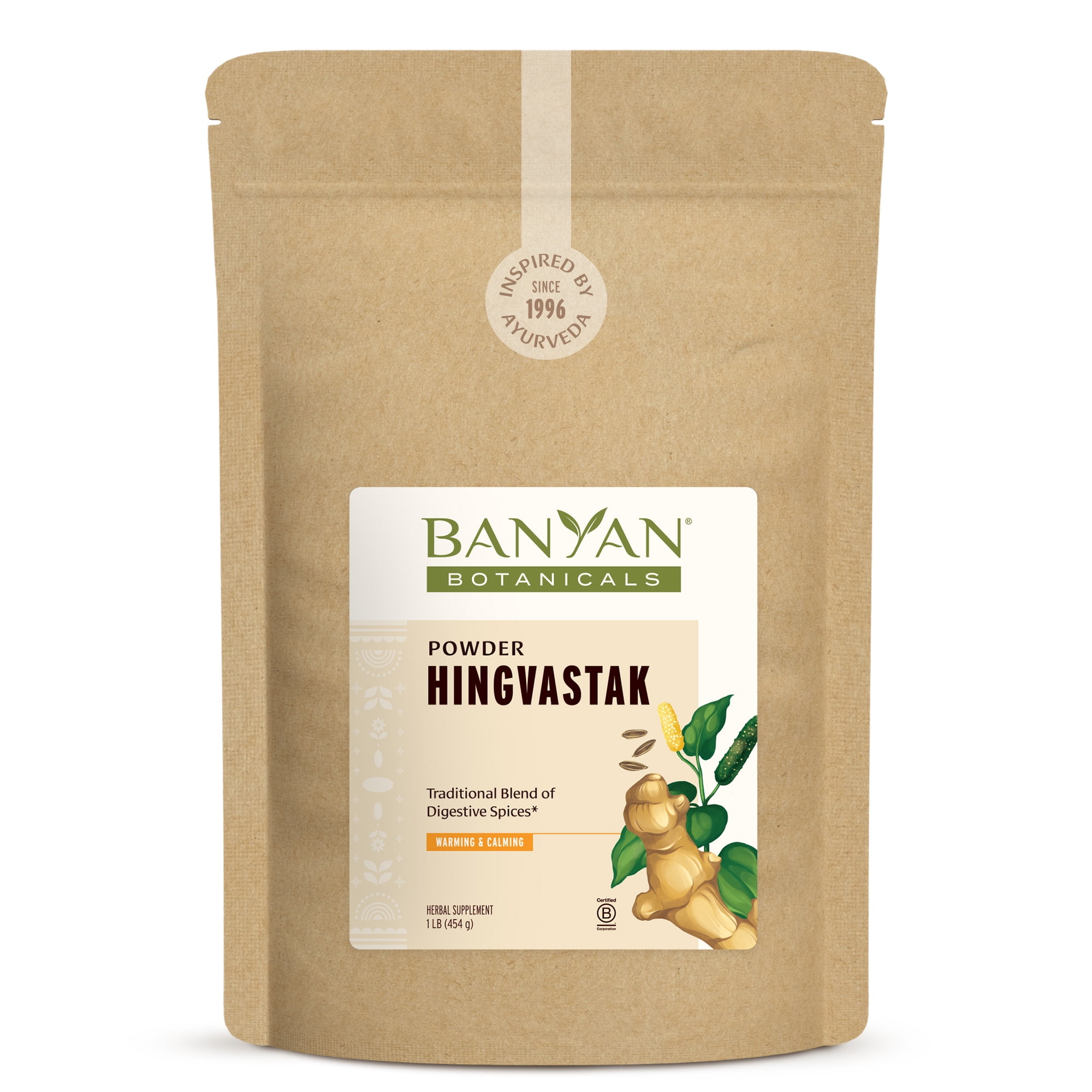 Banyan Botanicals Hingvastak Powder, Ayurvedic Herbal Blend for ...