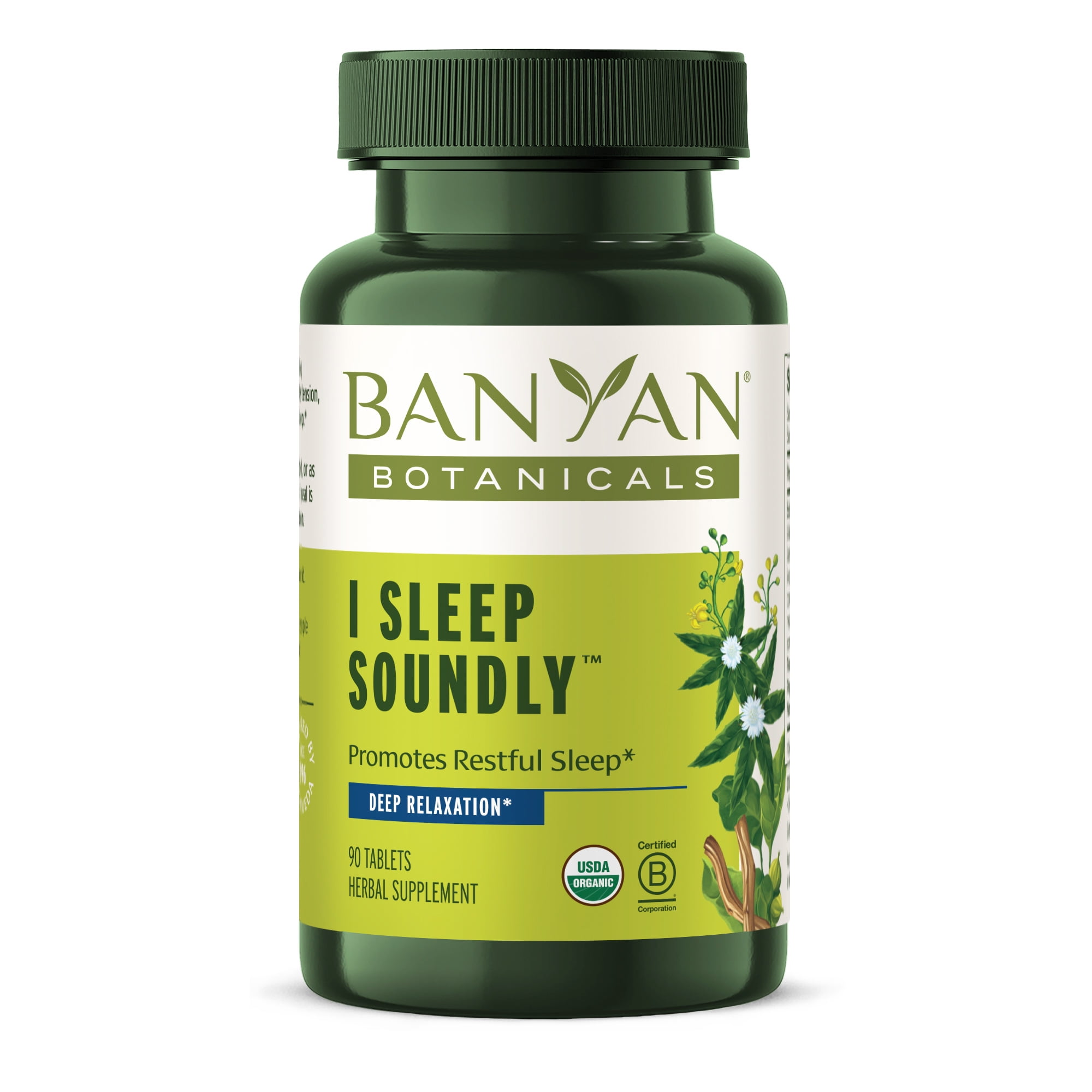 Banyan Botanicals Sleep Aid - Organic, Vegan, Non-GMO, 90 Tablets with ...