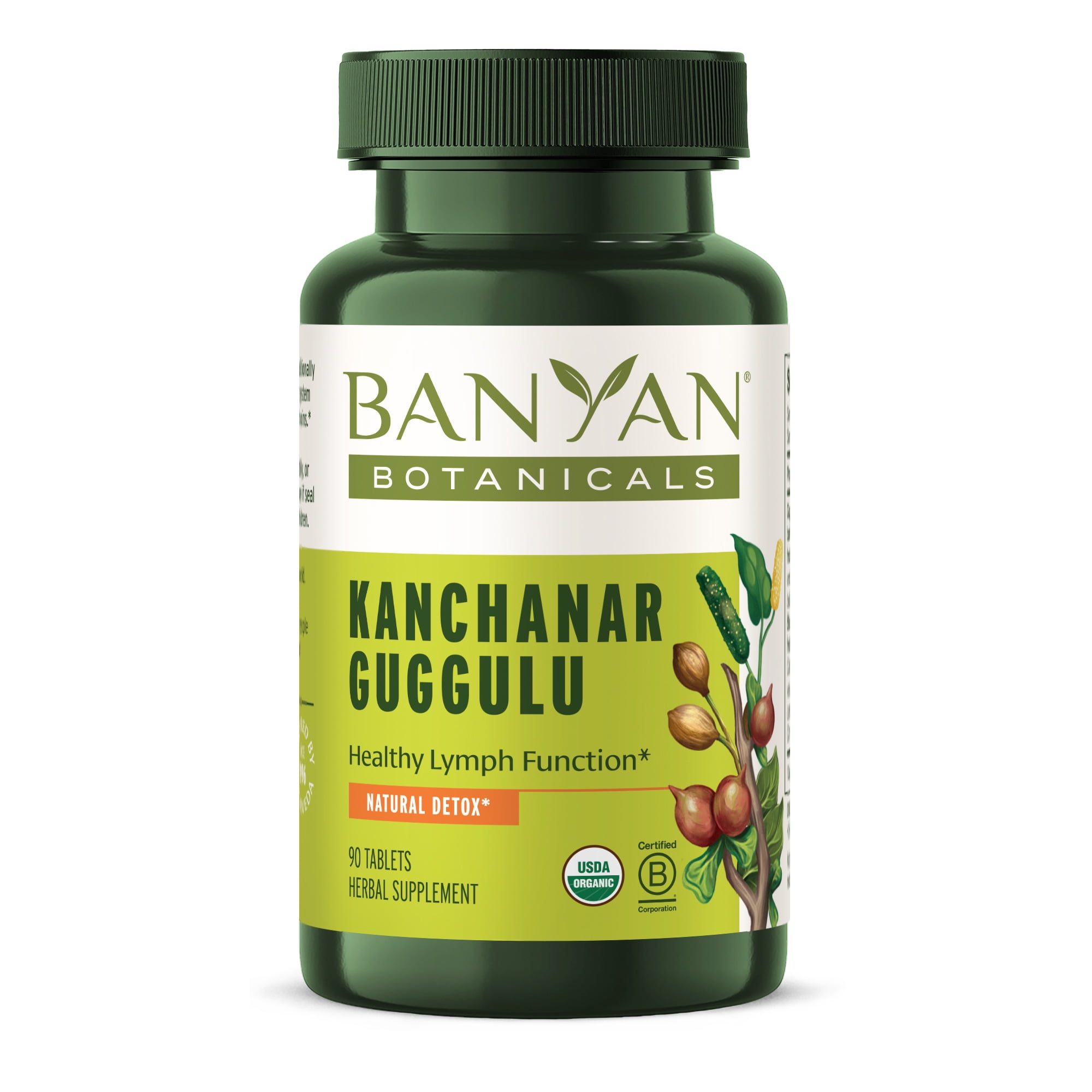 Banyan Botanicals Kanchanar Guggulu Tablets – Organic Lymph Supplement ...