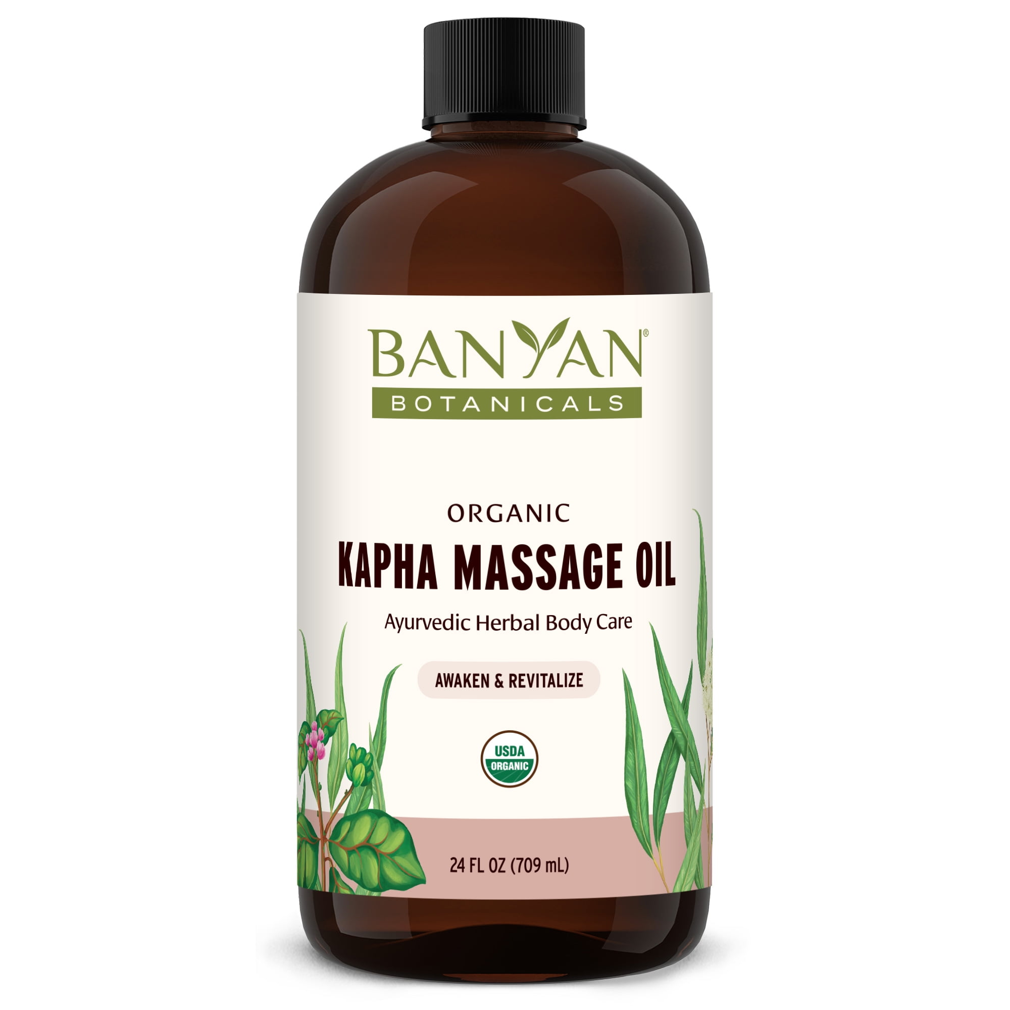 Banyan Botanicals Kapha Massage Oil – Organic Massage Oil with Chitrak ...