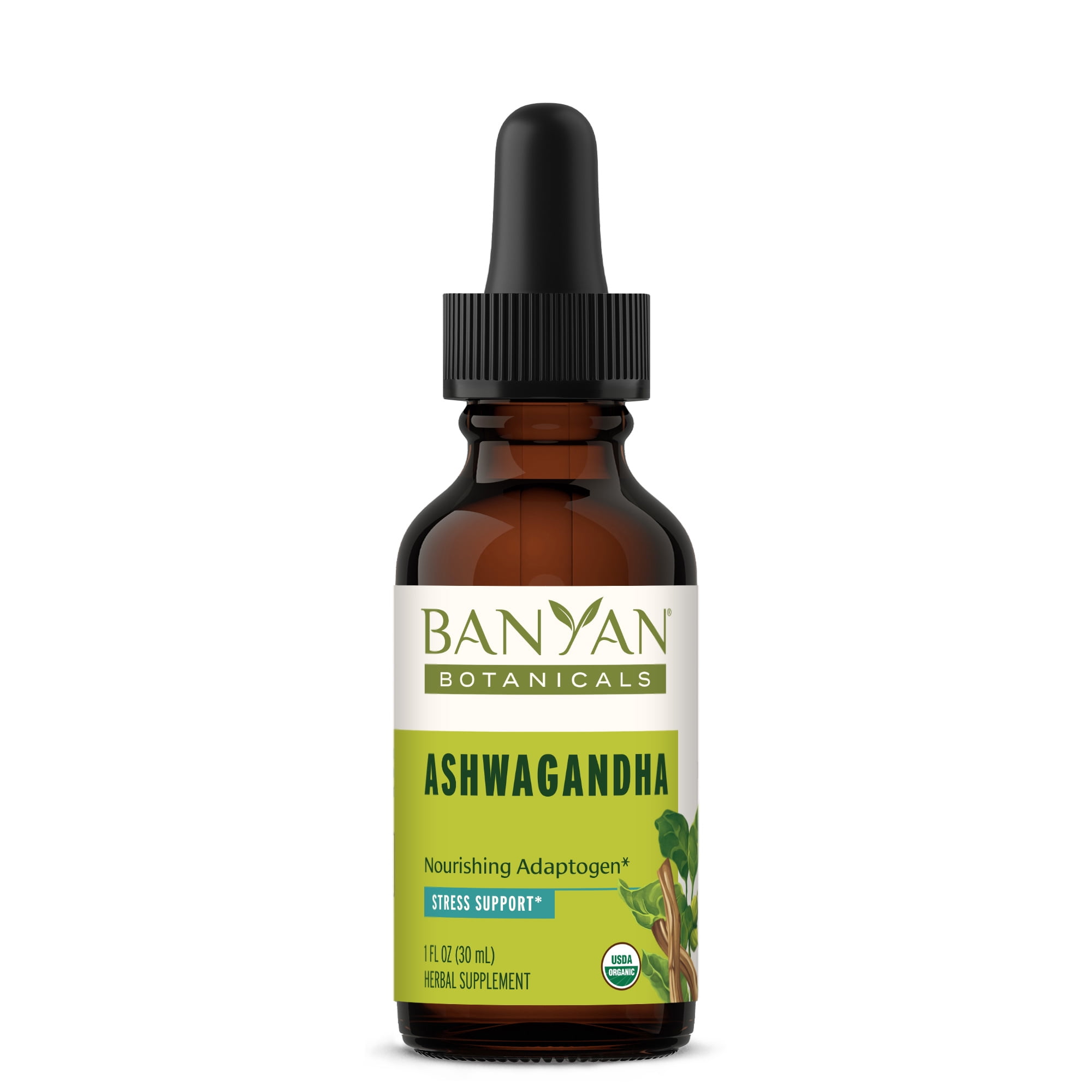 Banyan Botanicals Organic Ashwagandha Liquid Extract – Fast-Acting ...