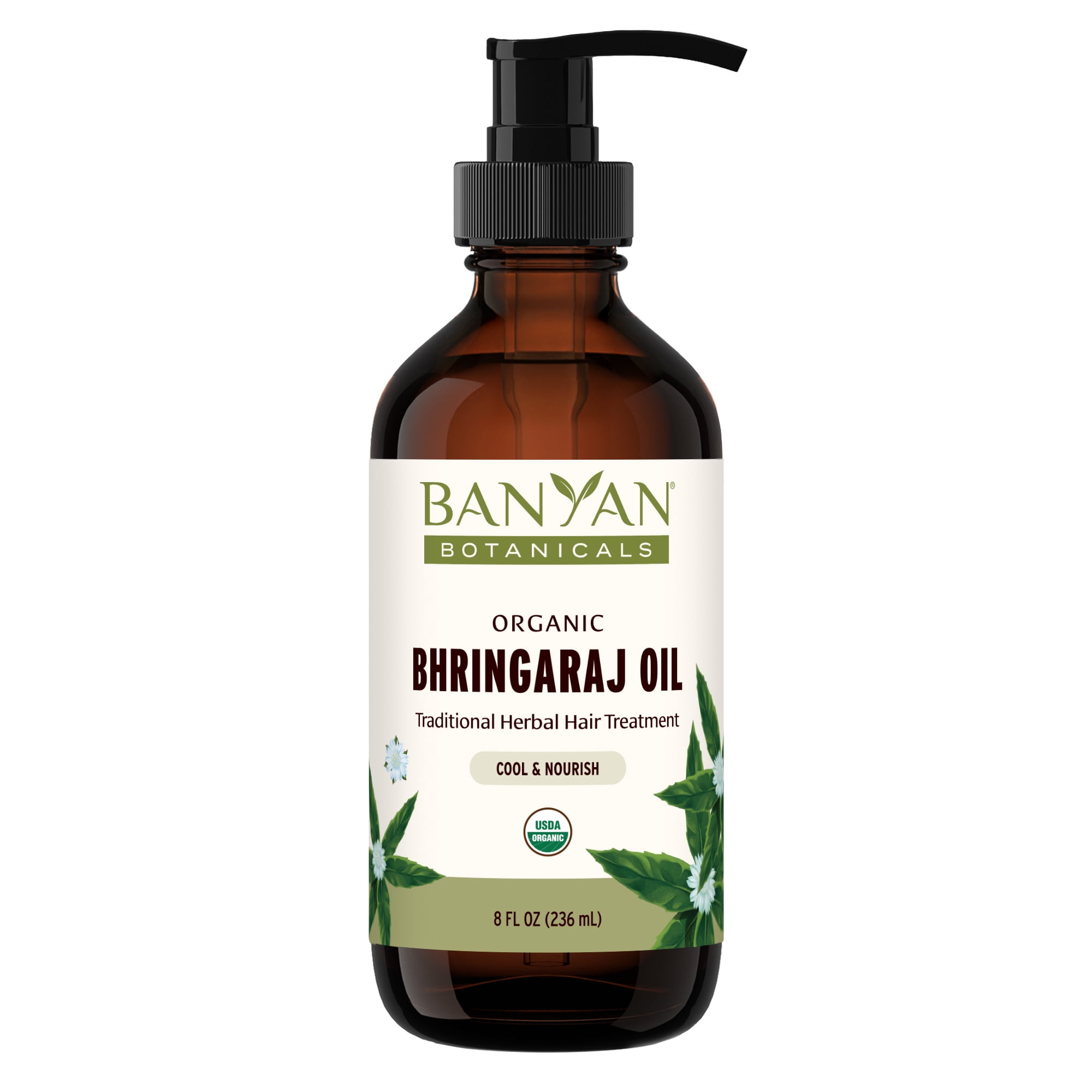Banyan Botanicals Organic Bhringaraj Oil – Supports Healthy Hair Growth ...
