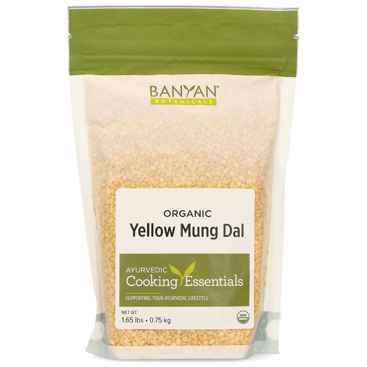 Banyan Botanicals Organic Yellow Mung Dal - Certified USDA Organic ...