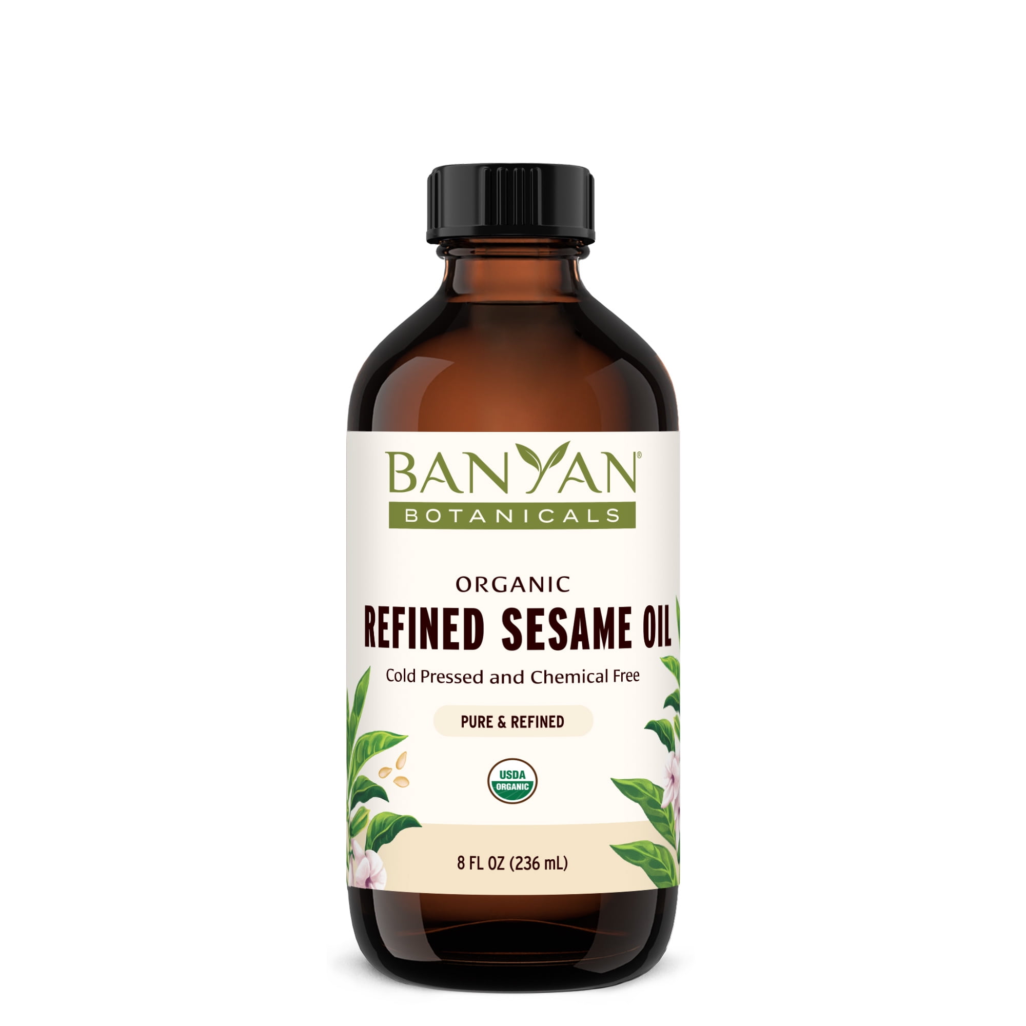 Banyan Botanicals Refined Sesame Oil – Organic Sesame Oil for Skin ...