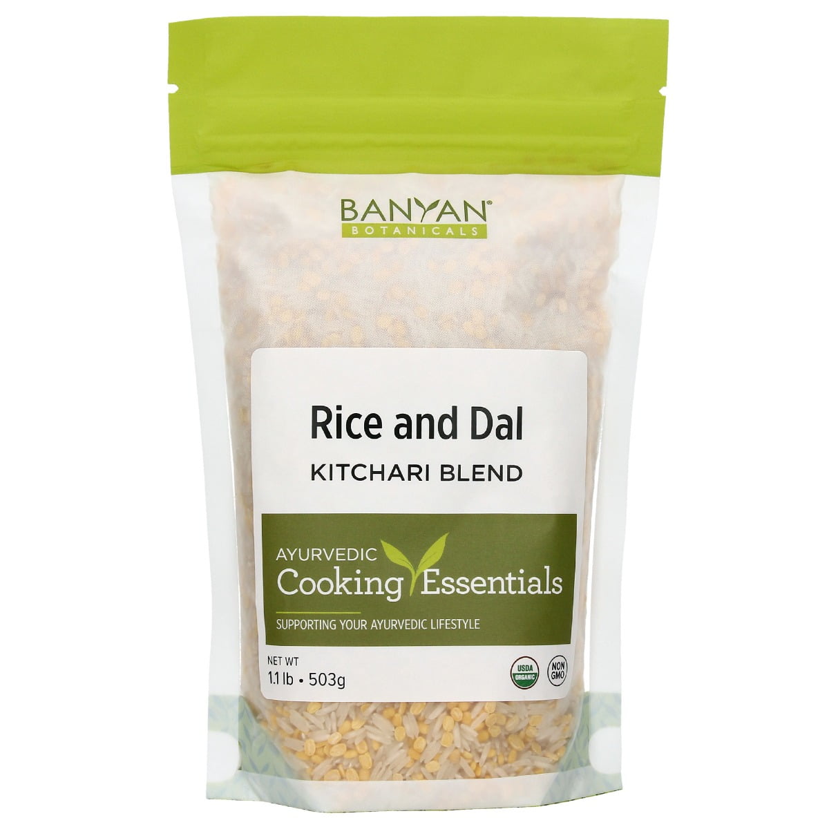 Banyan Botanicals Rice and Dal – Pre-Blended Organic Yellow Mung Dal ...