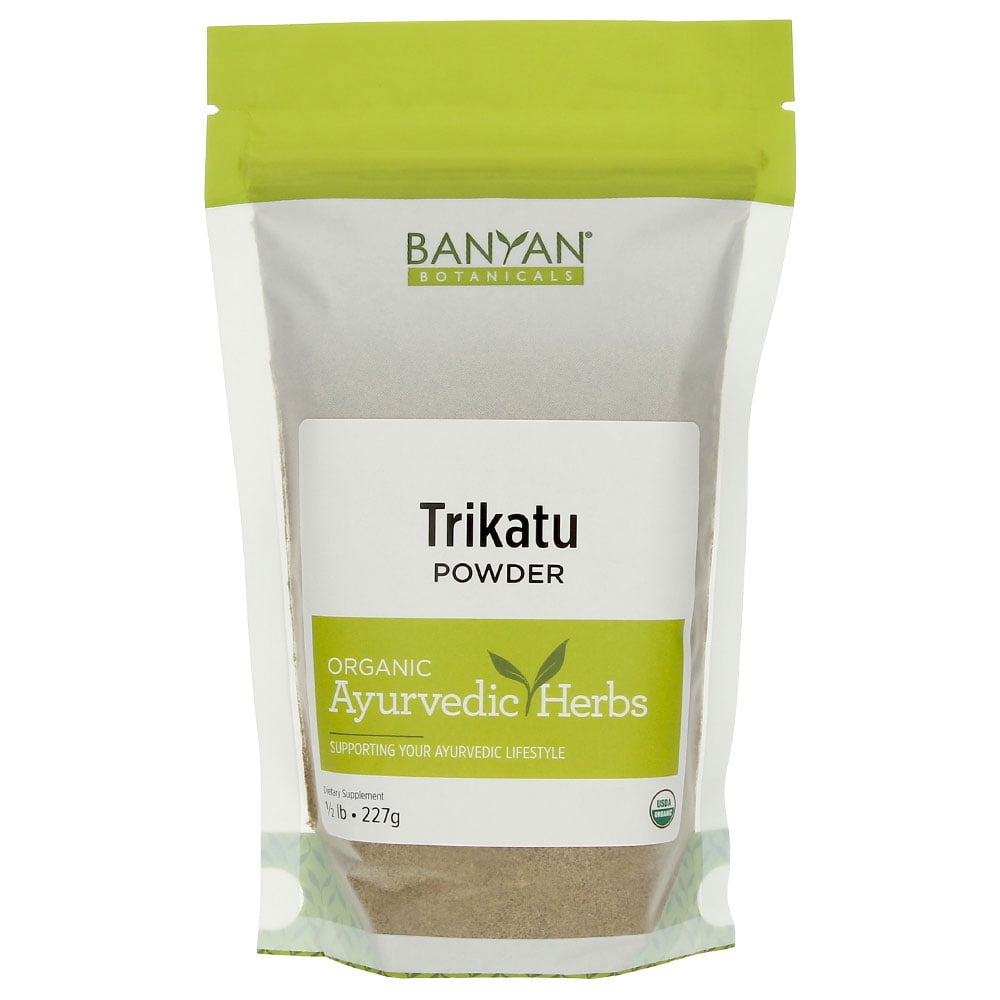 Banyan Botanicals Trikatu Powder - USDA Organic, 1/2 Pound - Heating ...