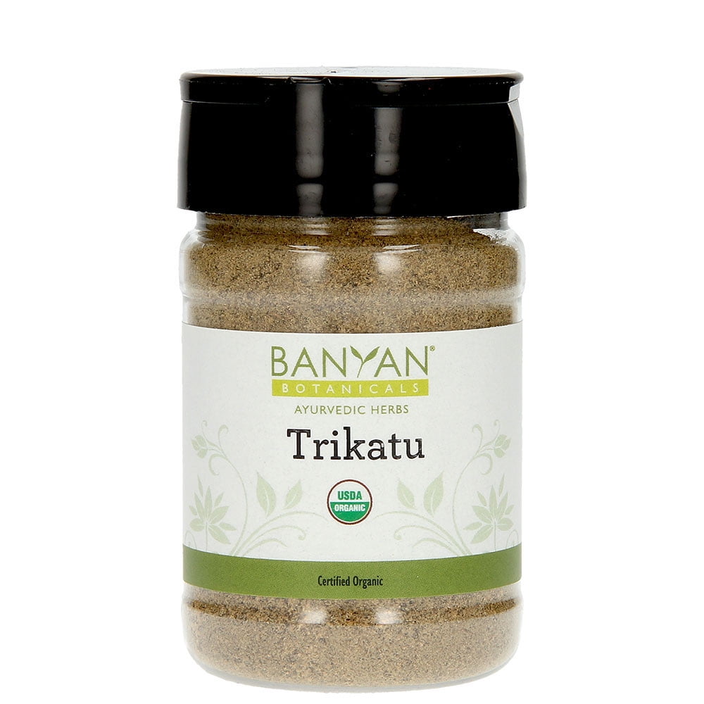 Banyan Botanicals Trikatu Powder - USDA Organic, Spice Jar - Heating ...