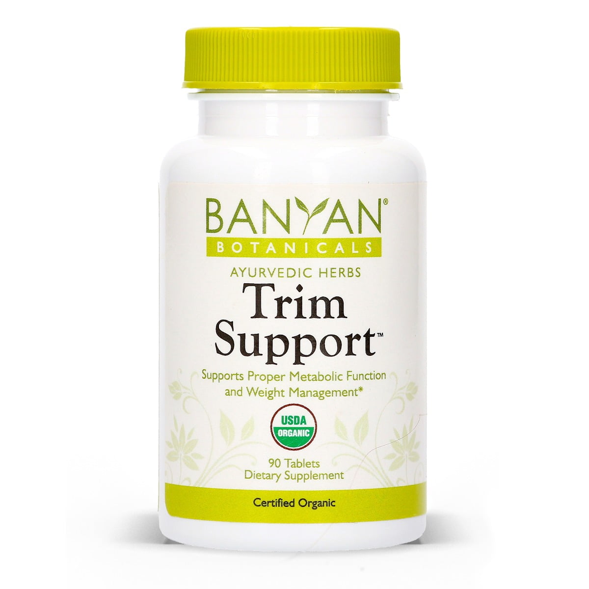 Banyan Botanicals Trim Support - USDA Organic, 90 Tablets - Boosts ...