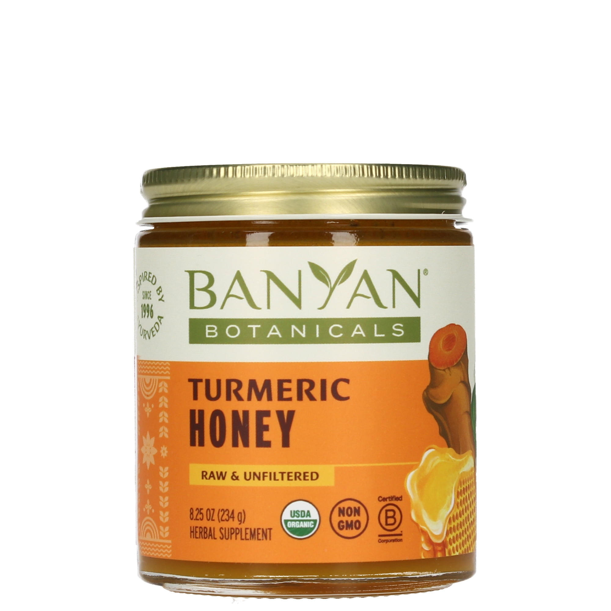 Banyan Botanicals Turmeric Honey – Organic Honey with Turmeric ­­and ...