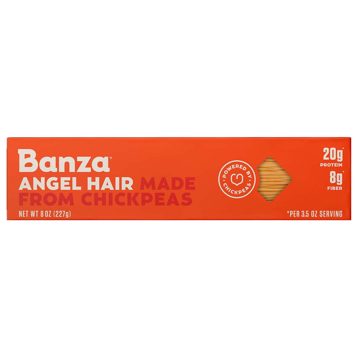 Banza 23g Protein Chickpea Angel Hair, 8 oz (Package May Vary ...