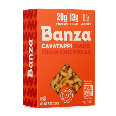 Banza Shells Pasta from Chickpeas - Gluten Free, High Protein, and ...