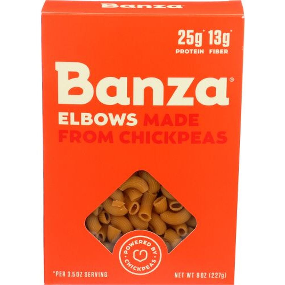 Banza Chickpea Elbow Pasta, 8 Ounce -- 6 per Case. - Walmart.com