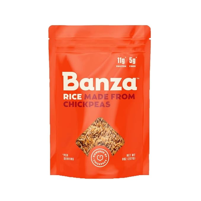 Banza Plain Rice - High Protein, Gluten Free, 7oz - Walmart.com
