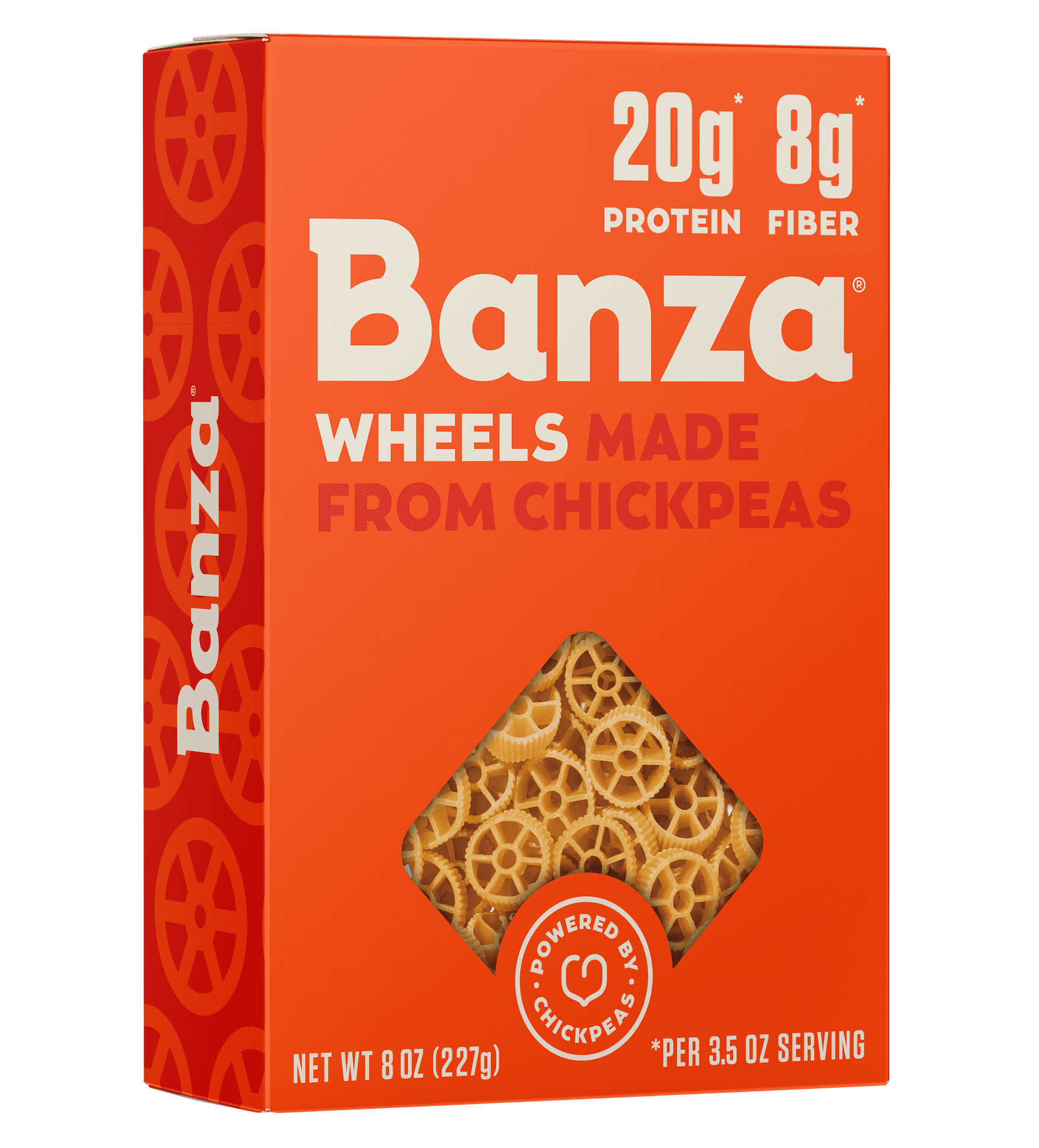 Banza Wheels Pasta - Gluten Free, High Protein, and Lower Carb Shelf ...