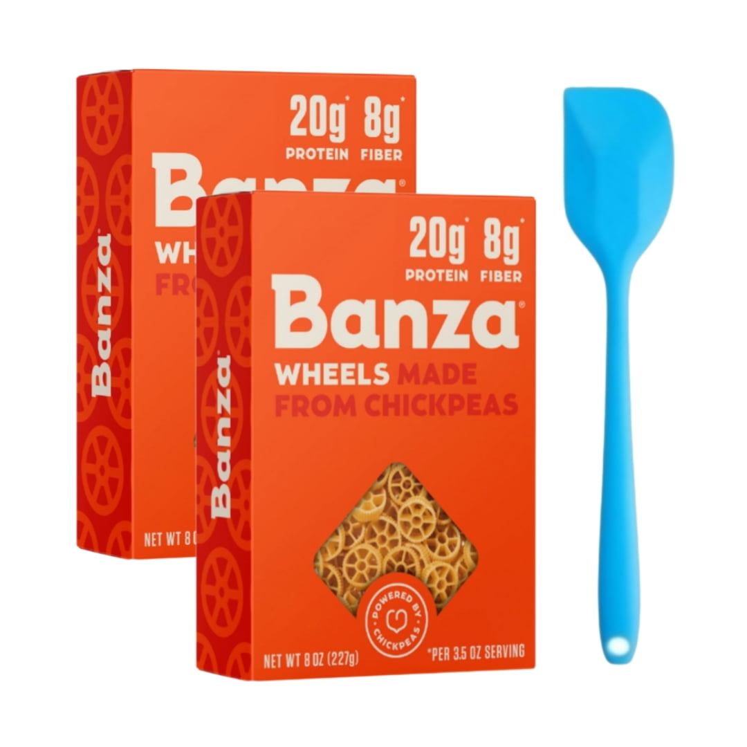 Banza Wheels Pasta from Chickpeas - Gluten Free, High Protein, and ...