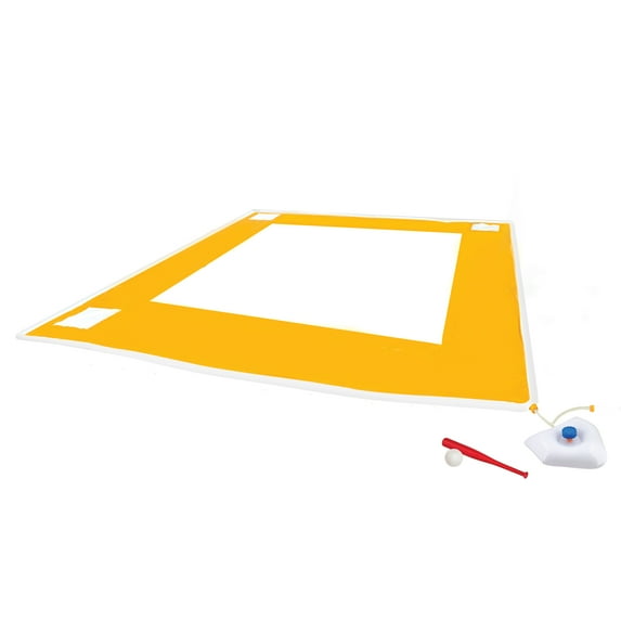 Banzai Home Run Splash Baseball Slide Kids 14 feet x 14 feet Backyard ...