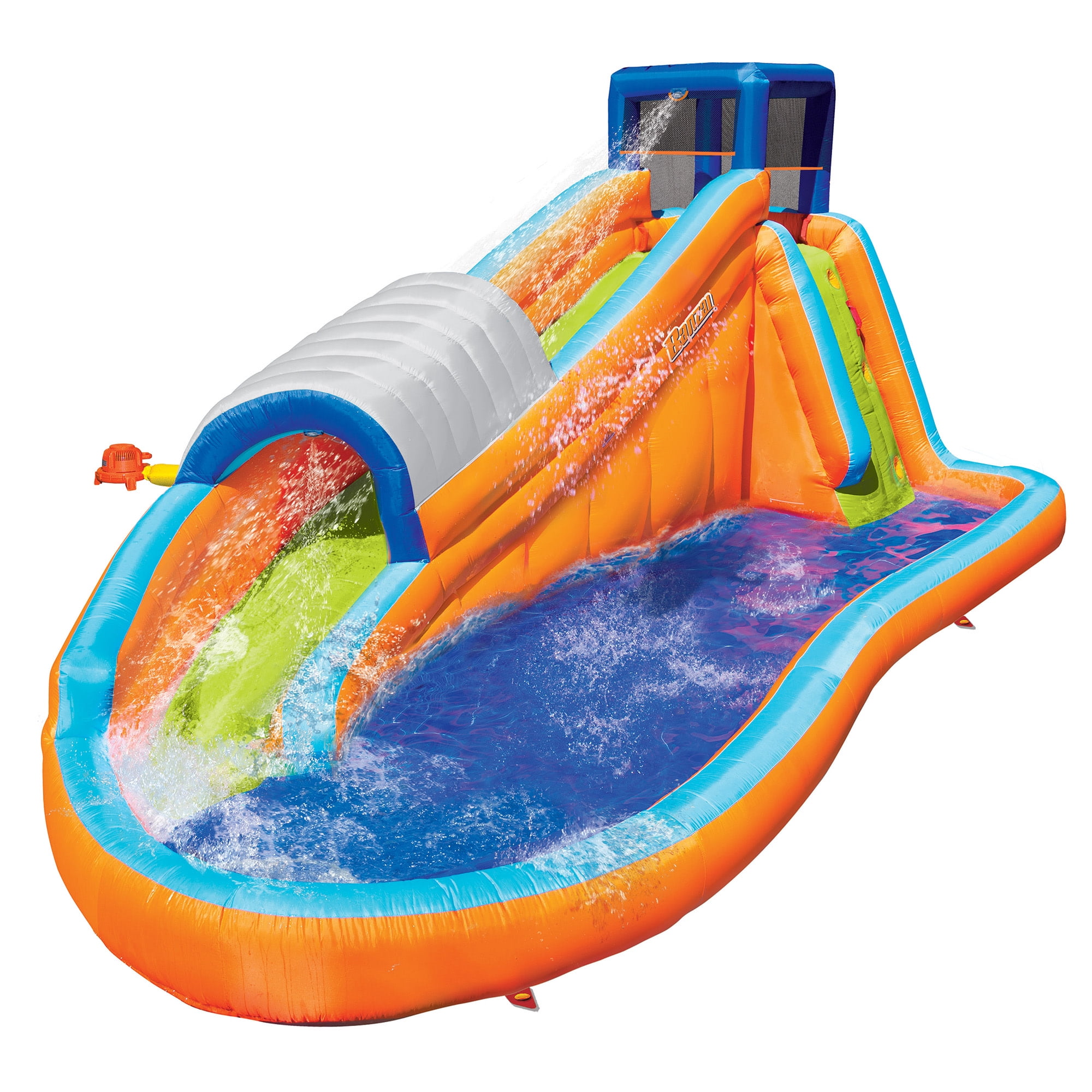 Open Box Banzai Surf Rider Inflatable Backyard Water Park - Walmart.com