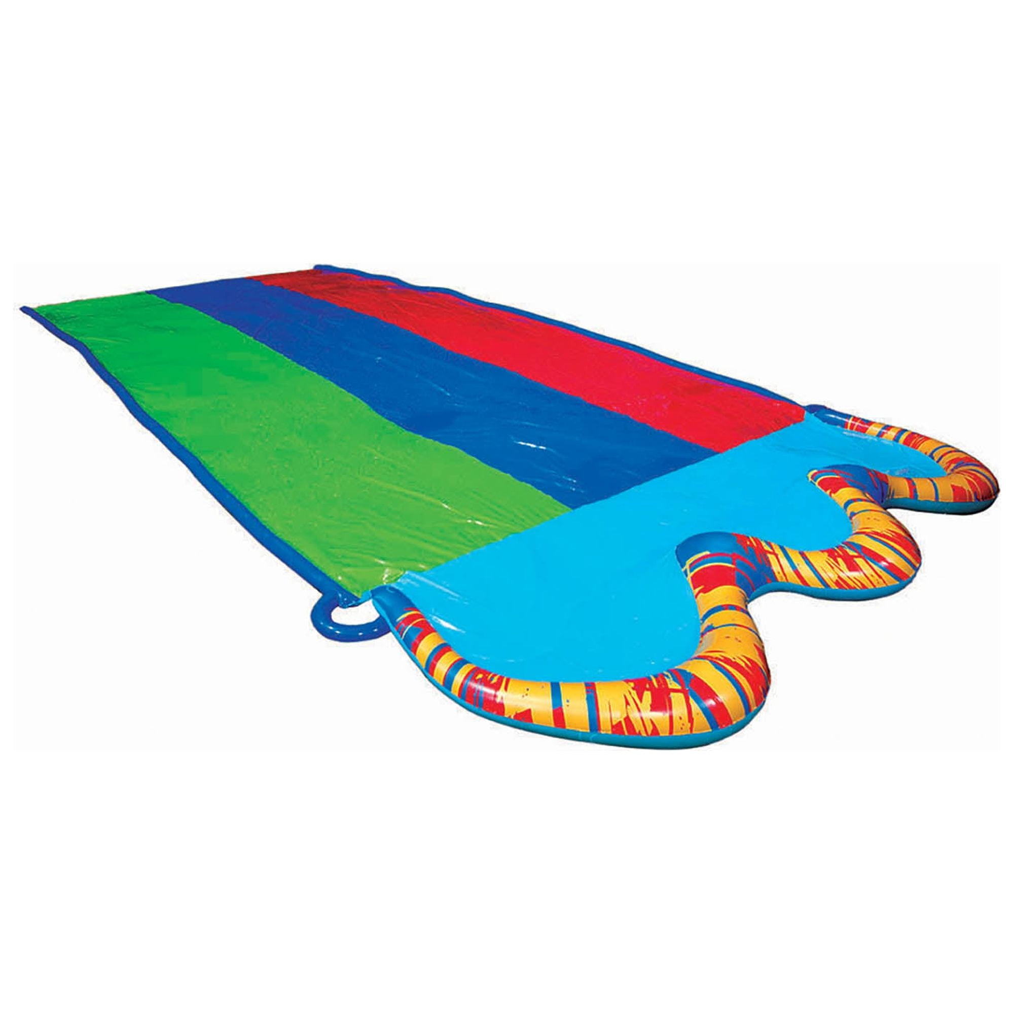 Banzai Triple Racer Inflatable Water Slide with 3 Body Boards, 16 ft x ...