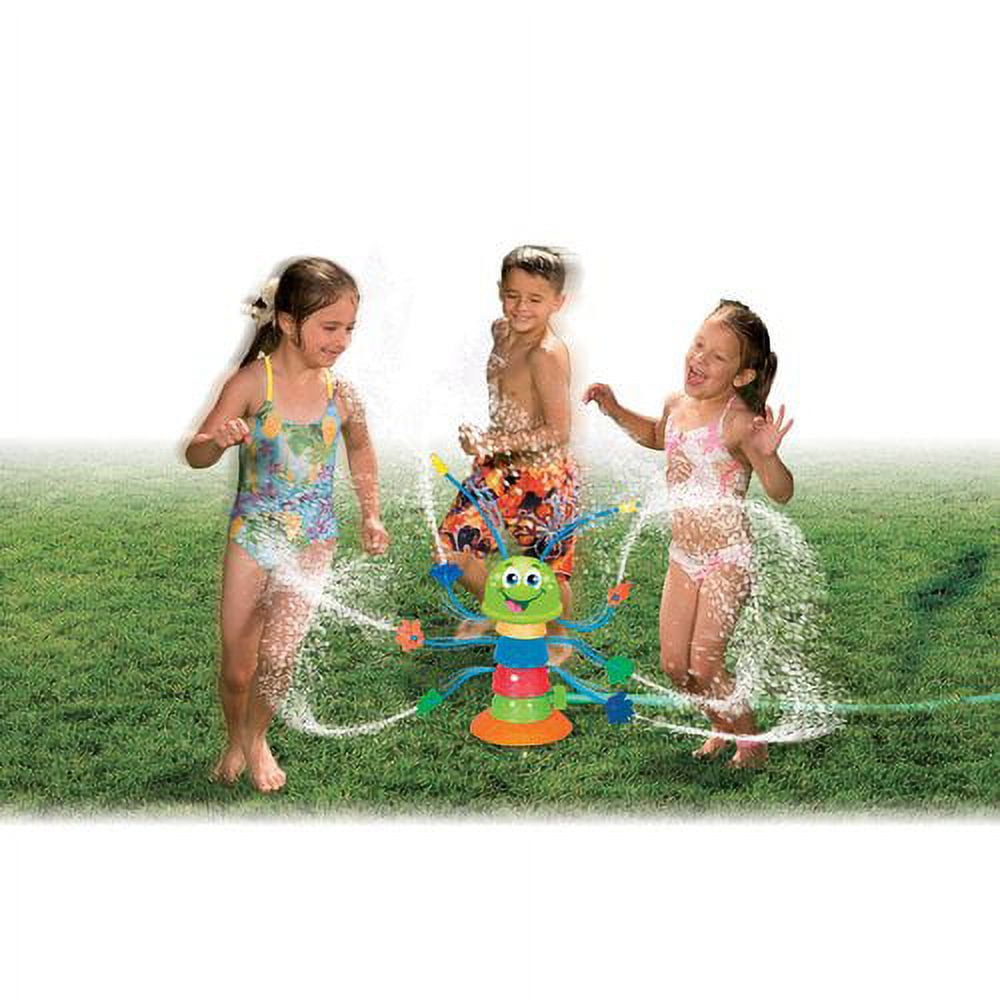 Banzai Wigglin' Waterpillar 8 Water Spouts Lawn Sprinkler - Walmart.com