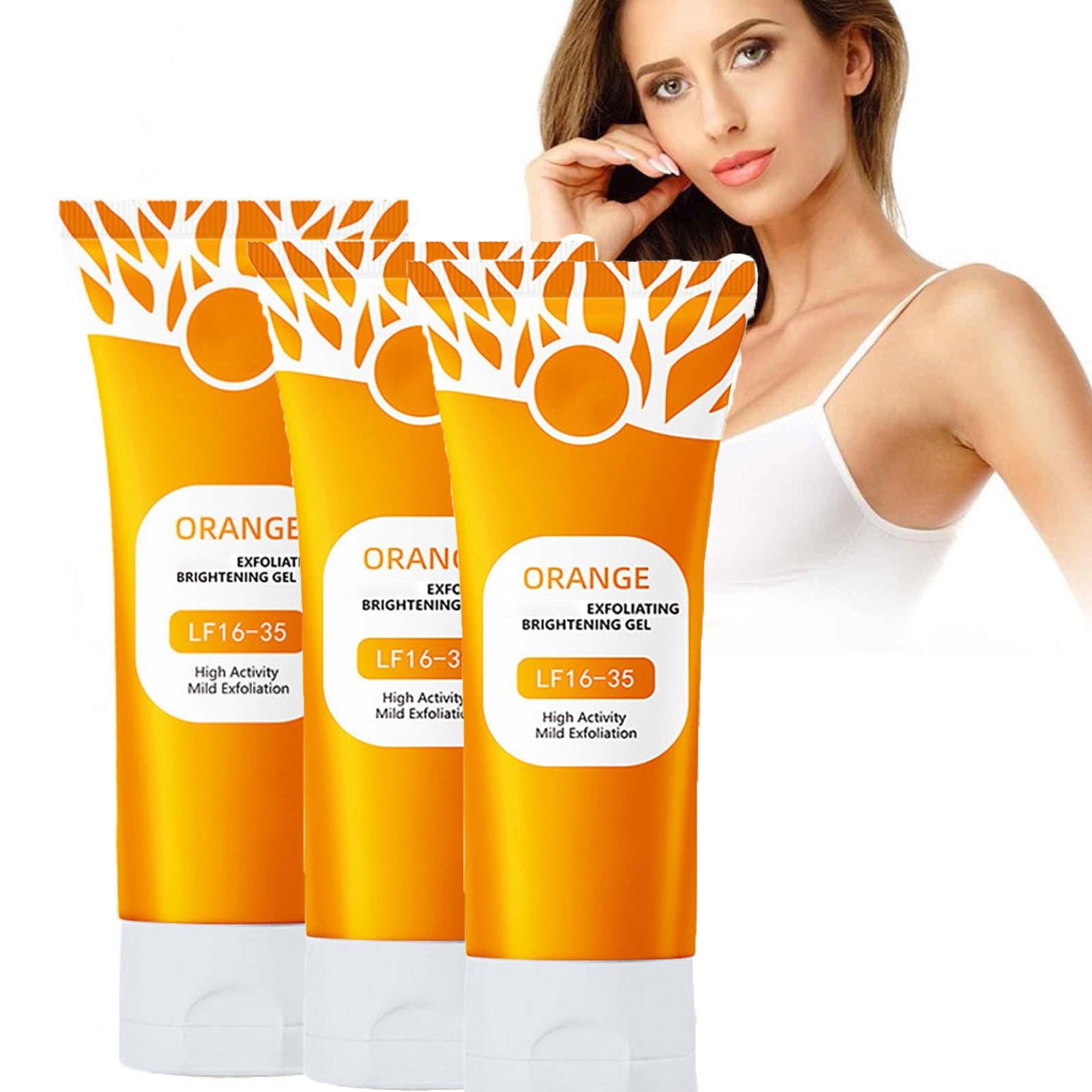 Banzch 3PCS Orange Exfoliating Gel, Moisturizing Smoothing Peeling Gel ...