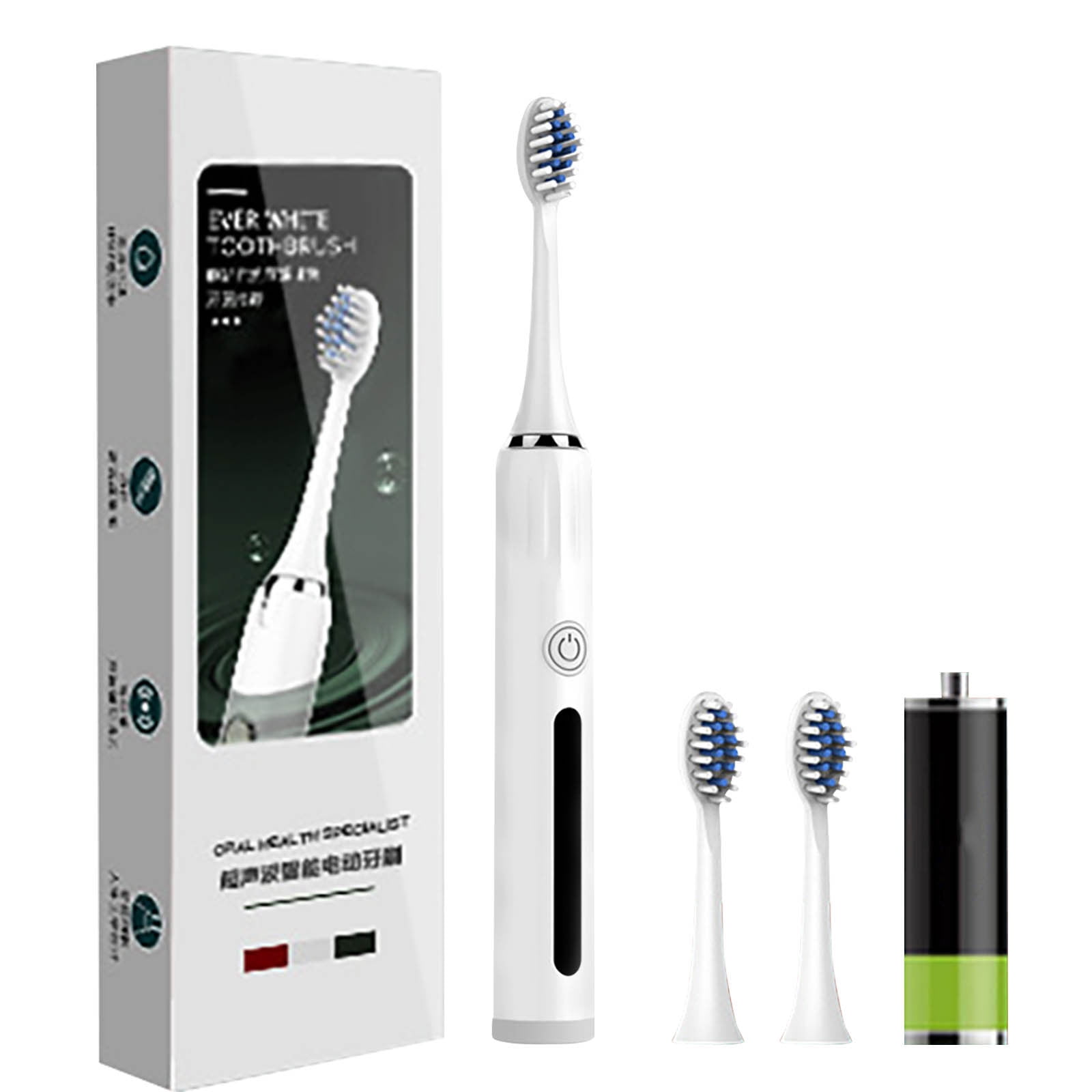 Banzch Electric Toothbrush Battery Type Household Soft Bristle Electric ...