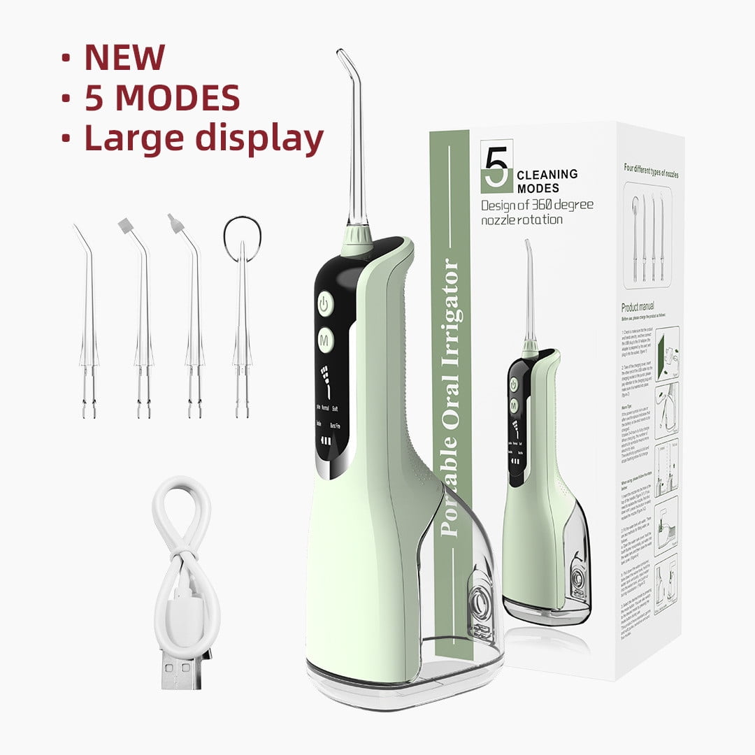 Banzch Electric Toothbrush Portable Water Floss Oral Cleaning Household ...