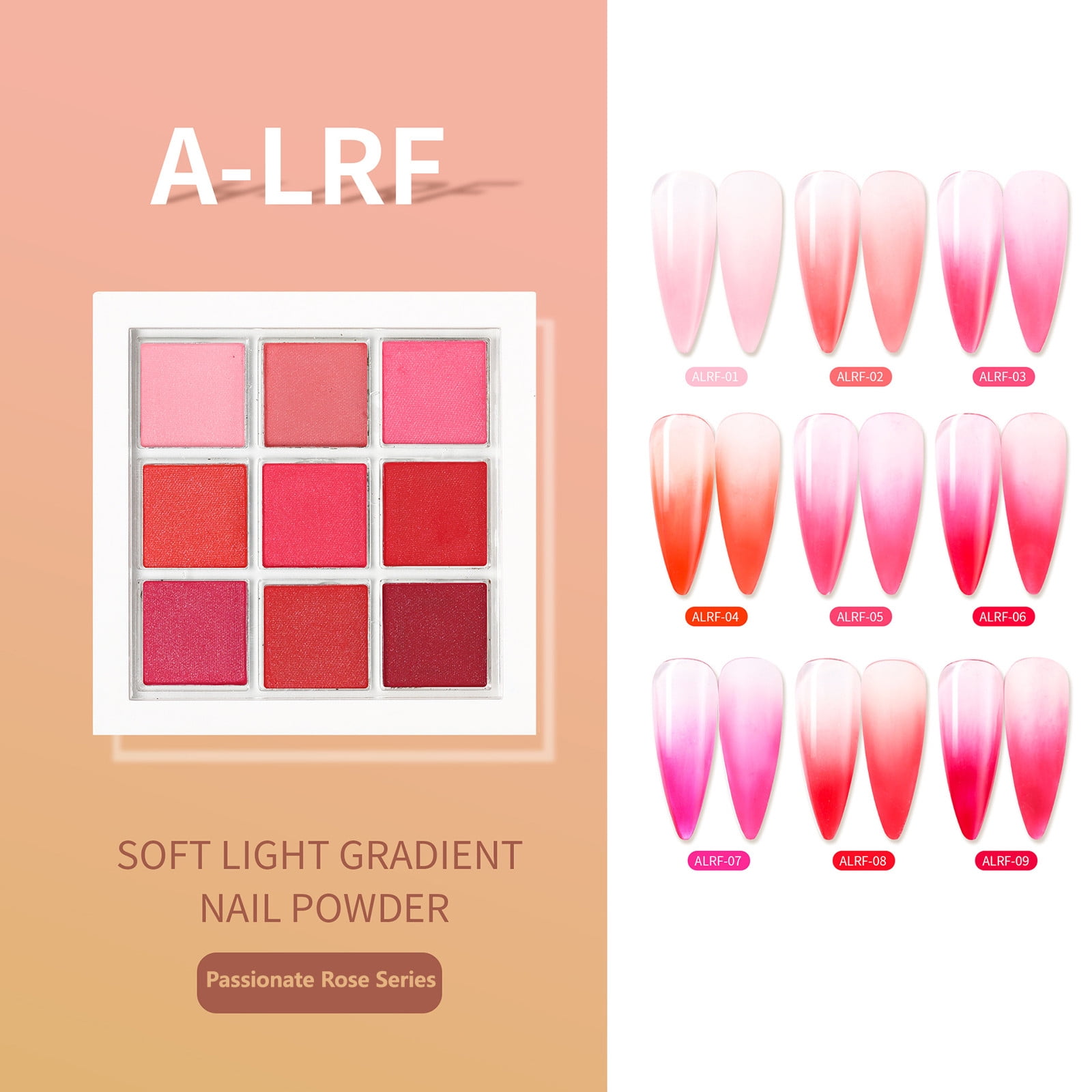 Banzch Nail Enhancement Powder, Lazy Person Gradient Powder, Ins Solid ...