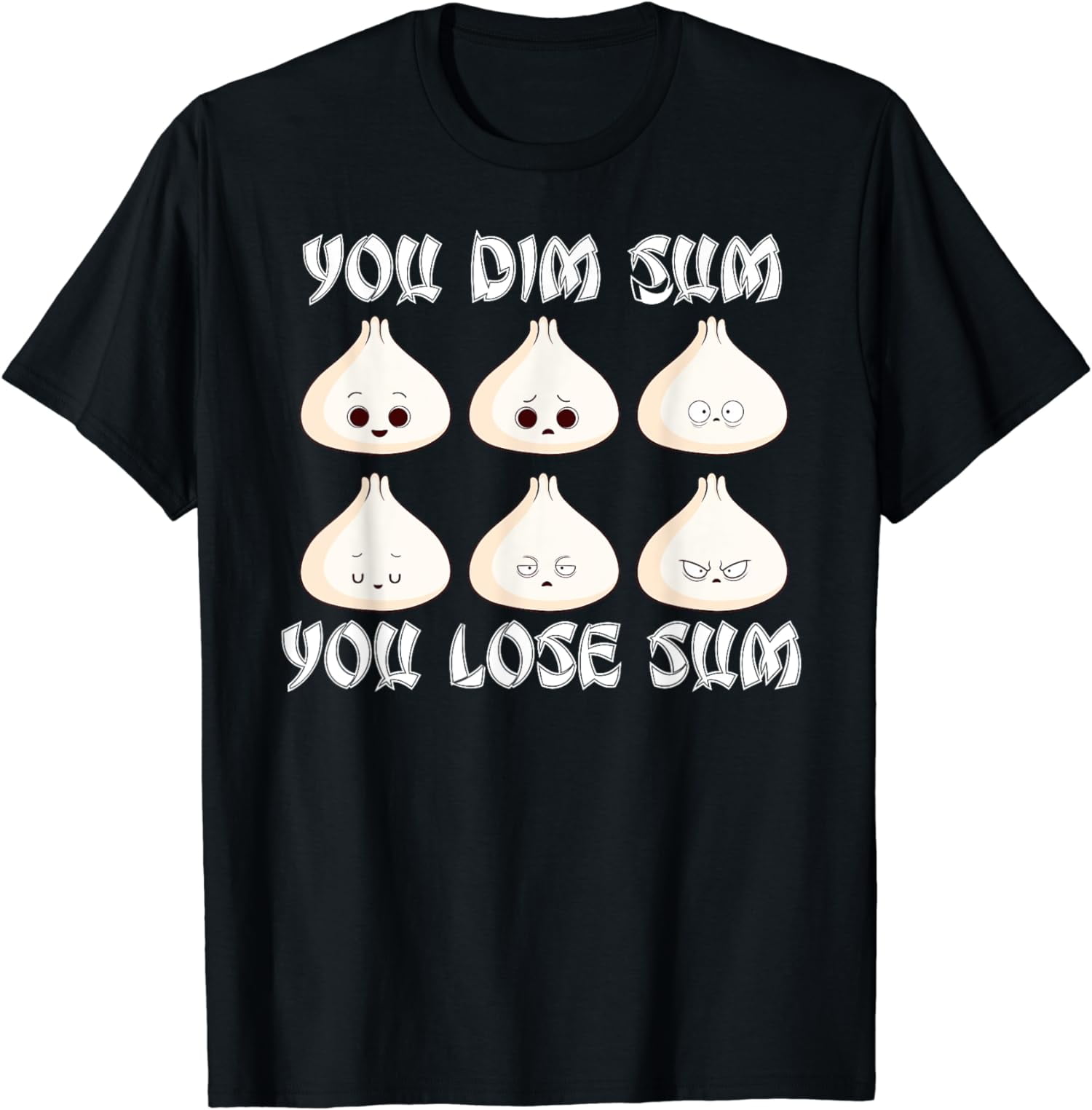 Bao Bun Funny Dim Sum Dumpling Potsticker Asian Food T-Shirt - Walmart.com