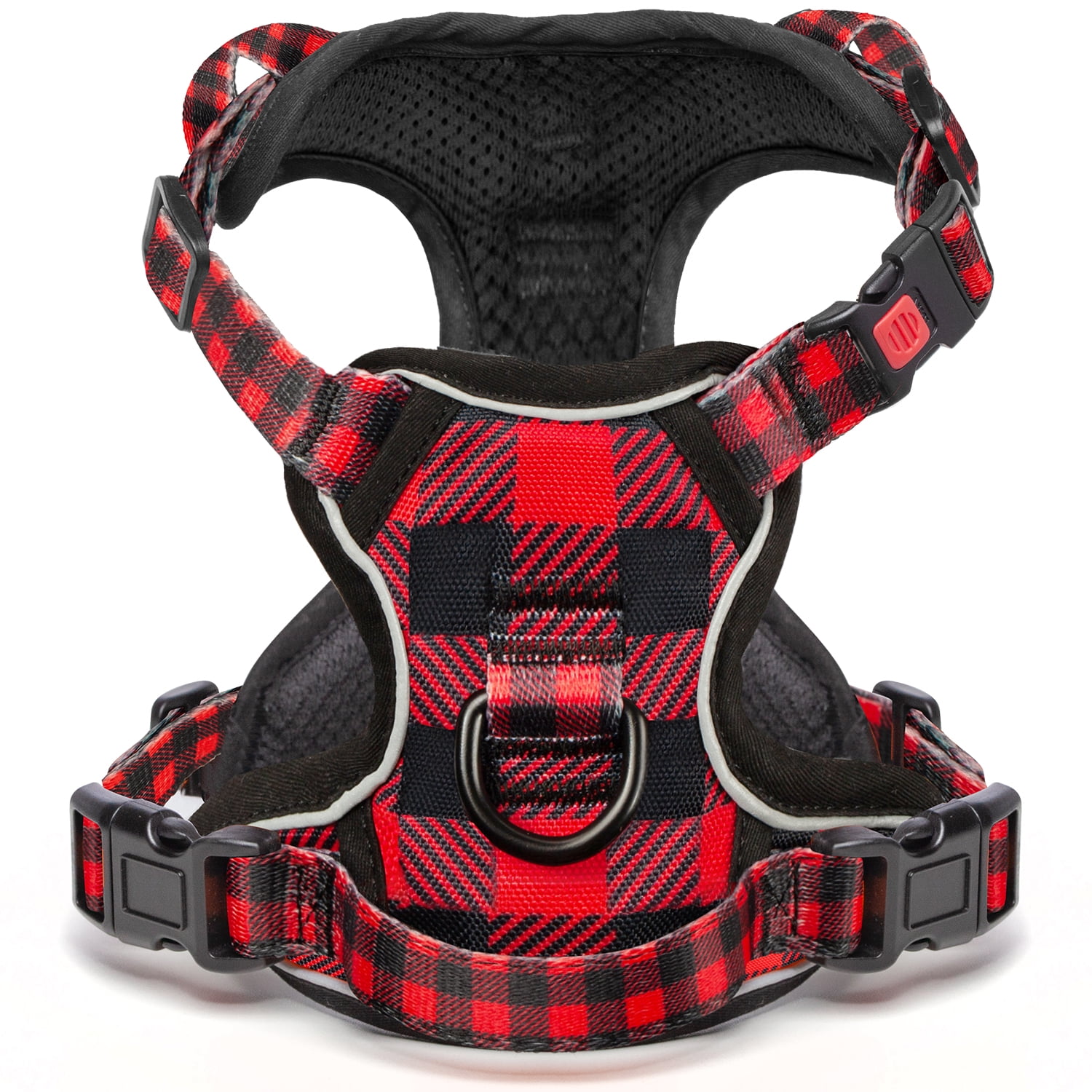 BaoCheng No Pull Vest Harness, Reflective Adjustable Soft Padded Pet ...