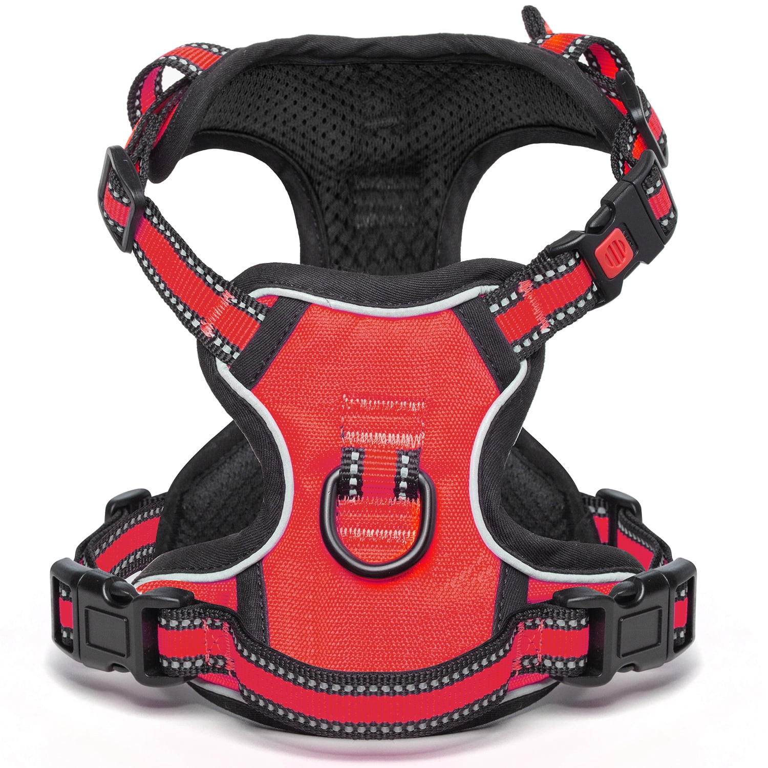 BaoCheng No Pull Vest Harness, Reflective Adjustable Soft Padded Pet ...