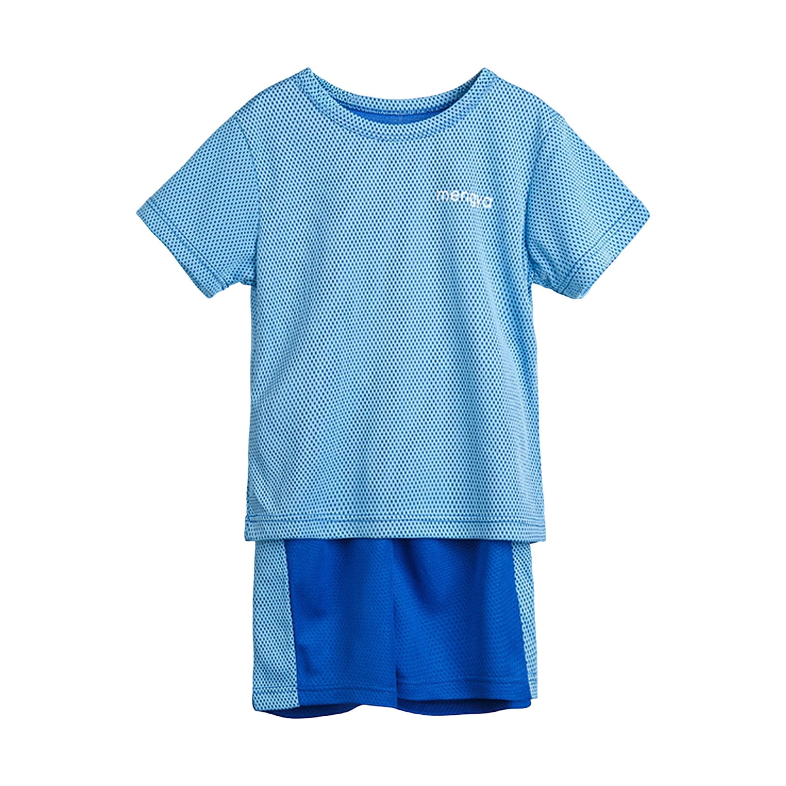 BaoFuBaoMei 2 Piece Sets for Children Summer Mesh Short Sleeve Tops and ...