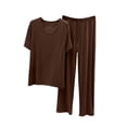 BaoFuBaoMei Mens Pjs Sets 2 Piece Big and Tall V Neck Pajamas Short ...