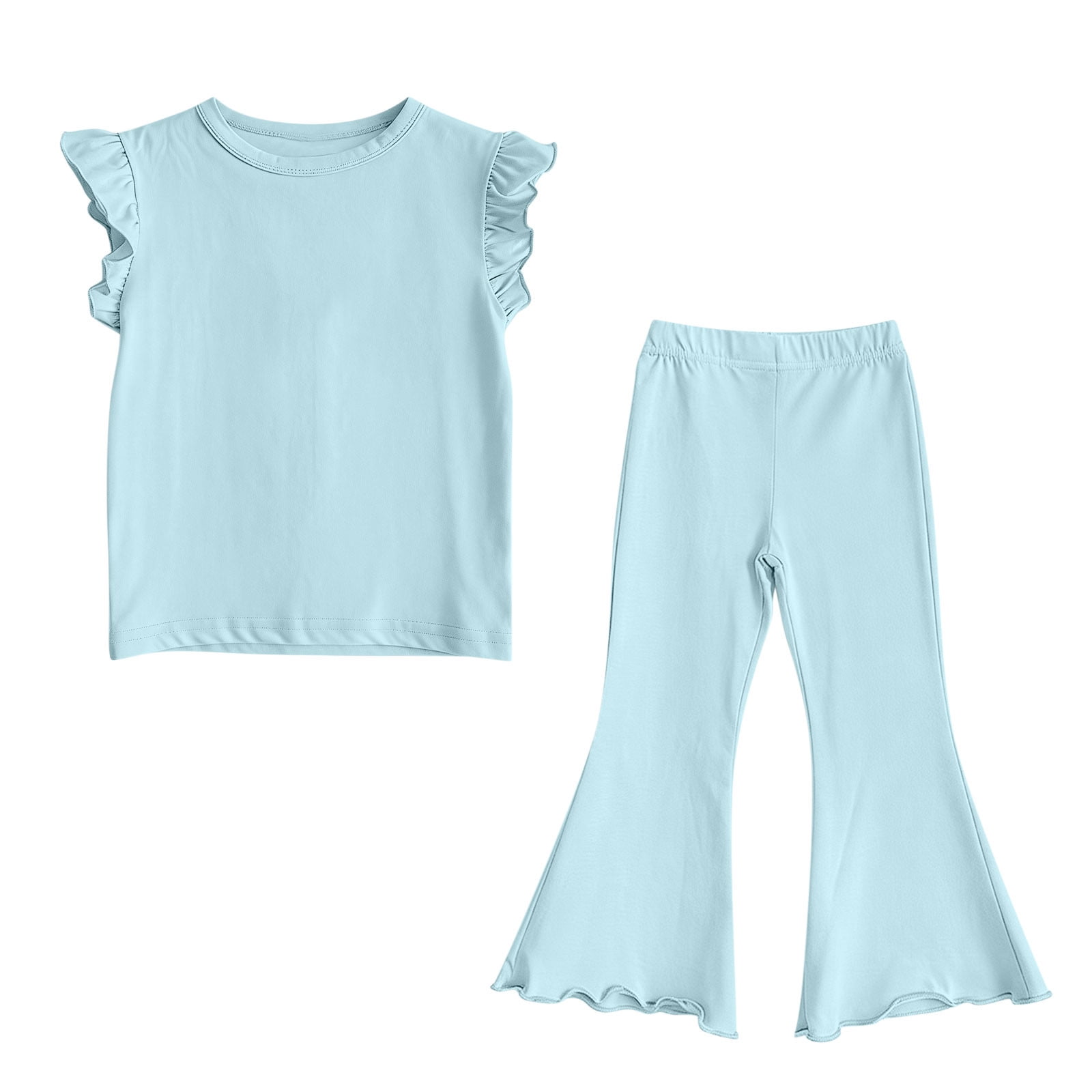 BaoFuBaoMei Pants Sets Girls 2 Piece Outfits Summer Casual Vacation ...