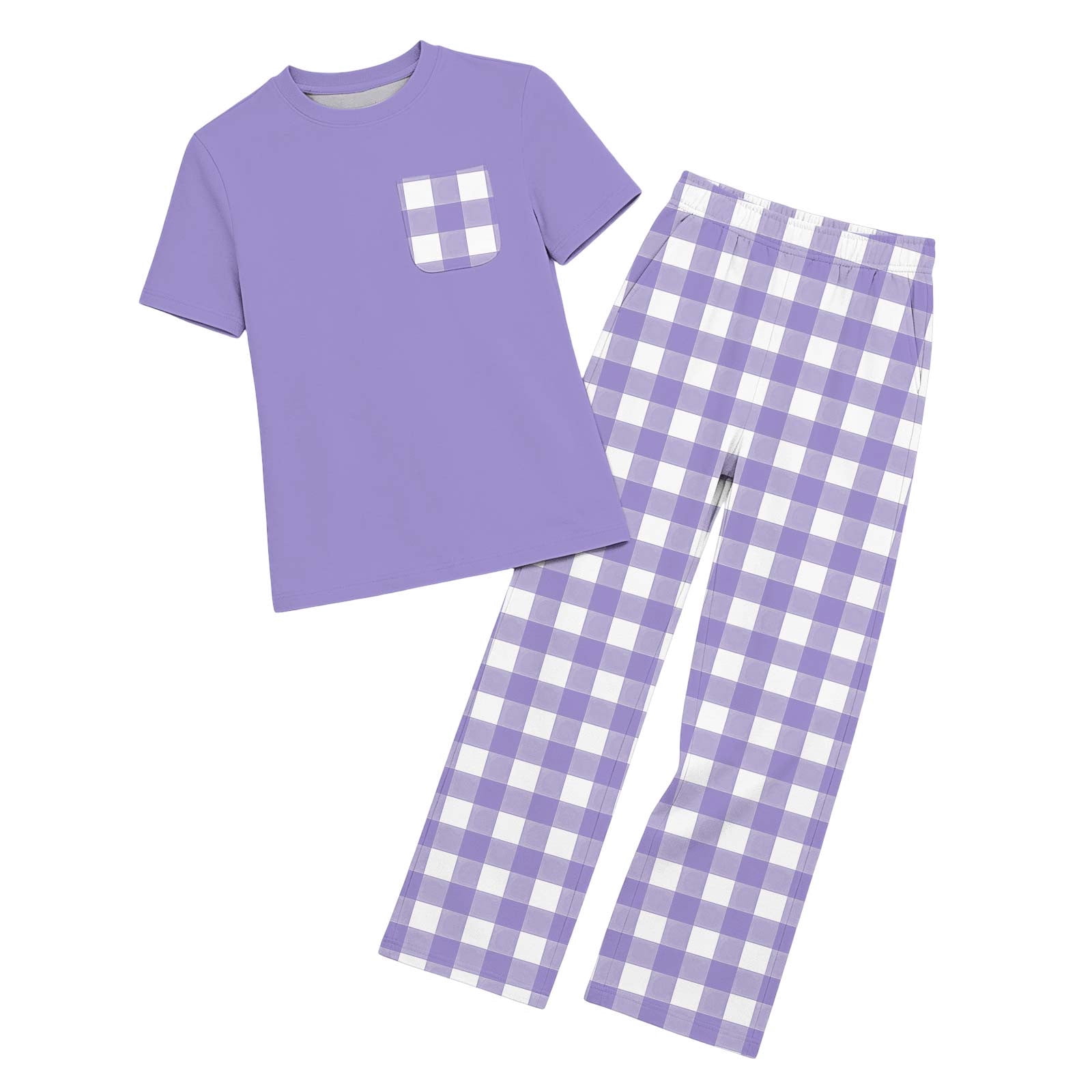 BaoFuBaoMei Pants Sets Girls 2 Piece Outfits Summer Short Sleeve Tops ...