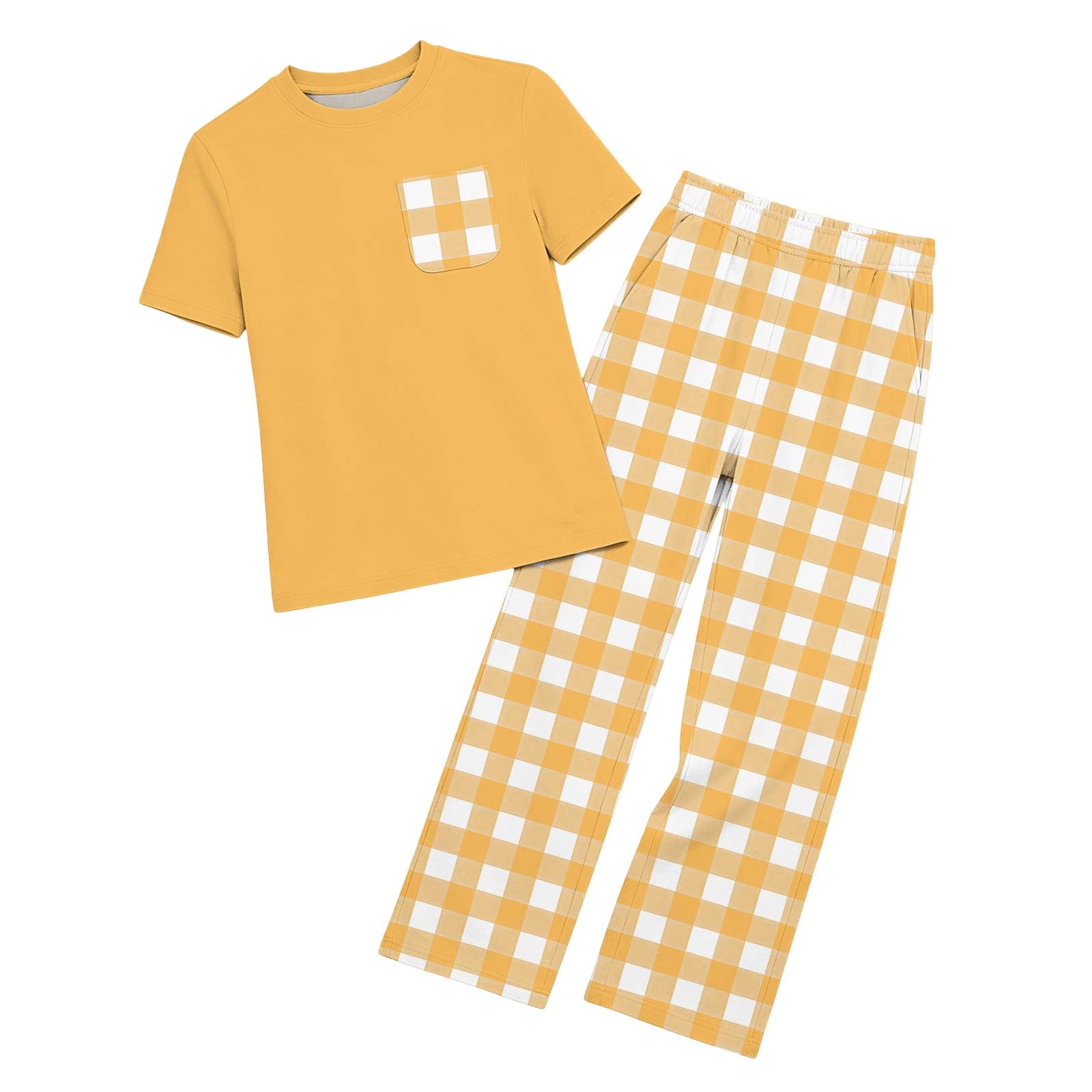 BaoFuBaoMei Pants Sets Girls 2 Piece Outfits Summer Short Sleeve Tops ...