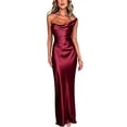 BaoFuBaoMei Wedding Guest Dresses for Women High Waist Bodycon Maxi ...