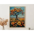 Baobab Tree African Savanna Spring Nature Textured Impasto, Unframed ...
