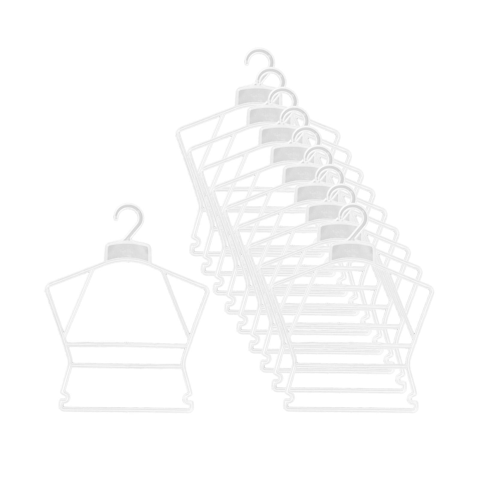 Baoblaze 10 Pieces Swimwear Hangers Lingerie Display for Dress ...