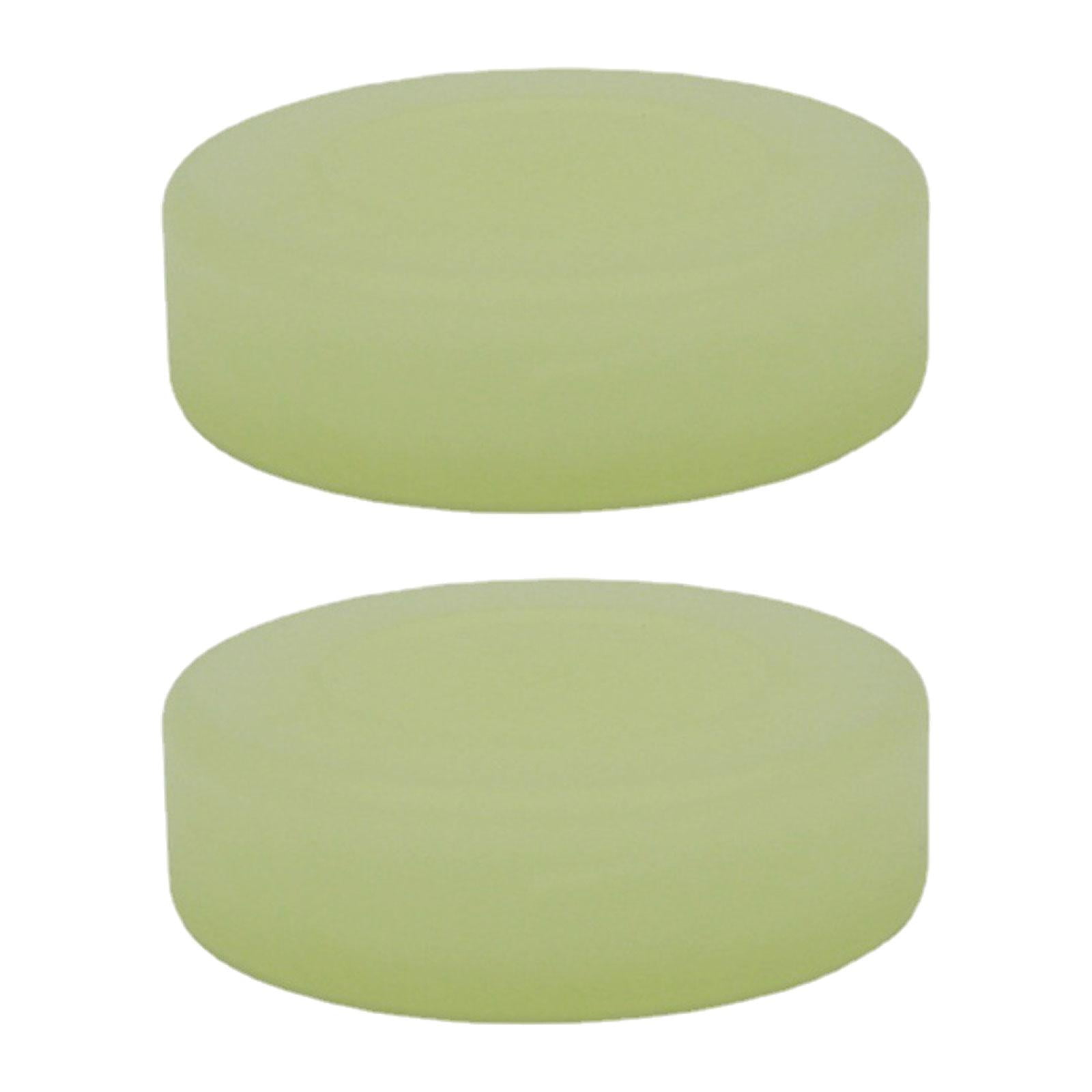 Baoblaze 2 Pieces Ice Hockey Puck Glow in Dark Street Hockey Balls ...