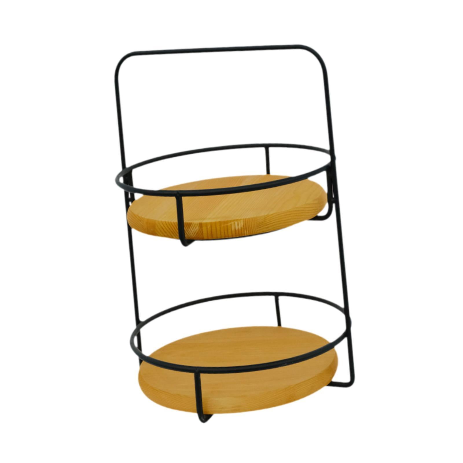 Baoblaze 2 Tier Food Storage Classic Cake Display Rack for Kitchen Baby ...