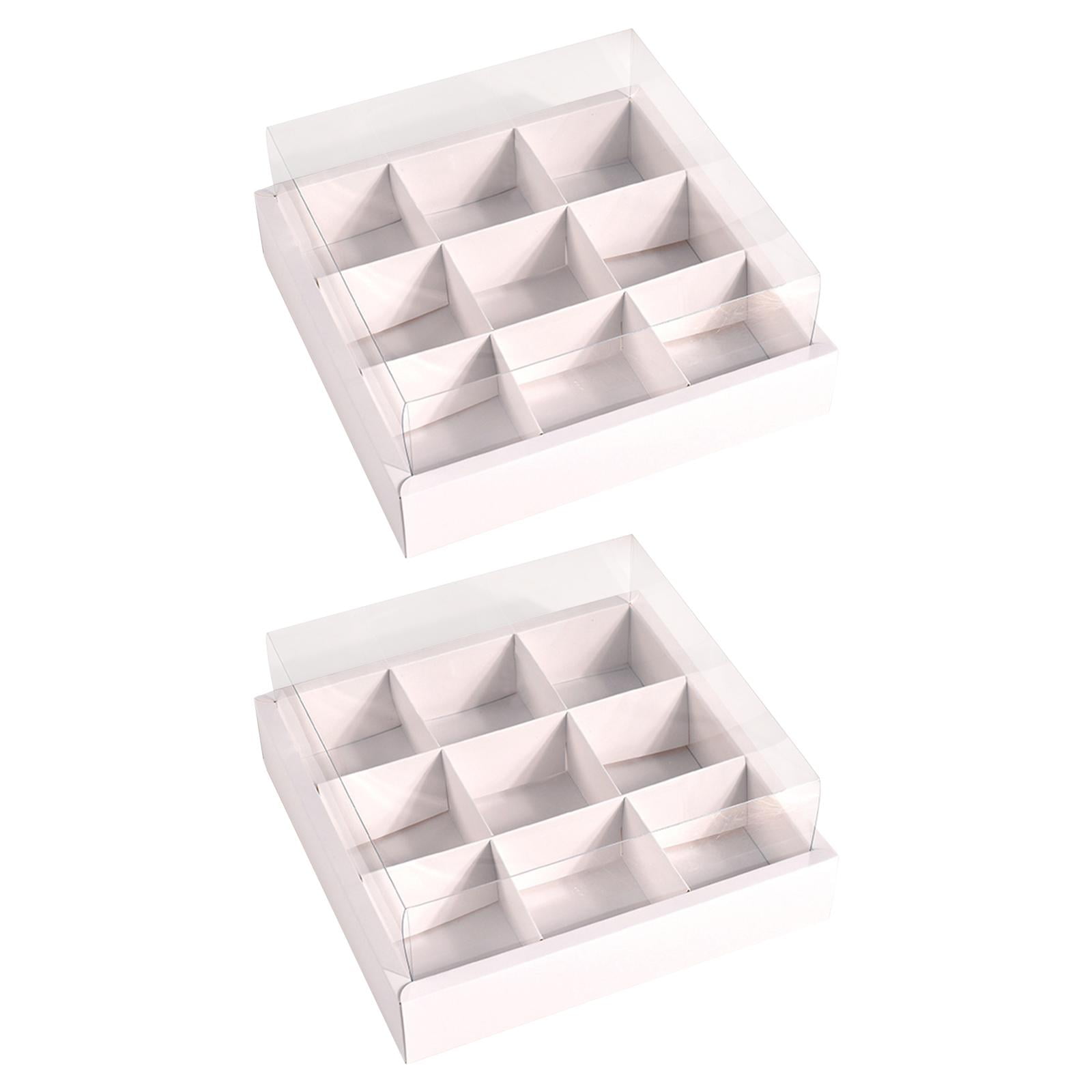 Baoblaze 2x Bakery Boxes Disposable Dessert Containers for Takeaway ...