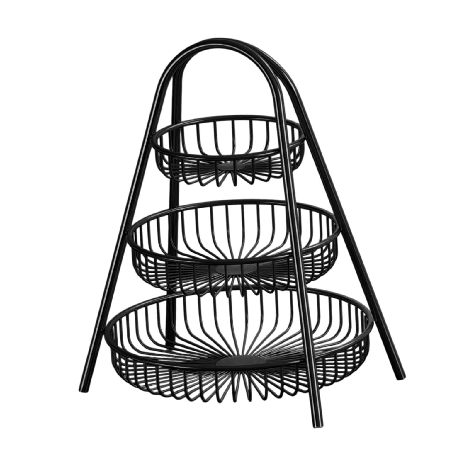 Baoblaze 3 Layer fruit preservation basket, worktop vegetables storage ...