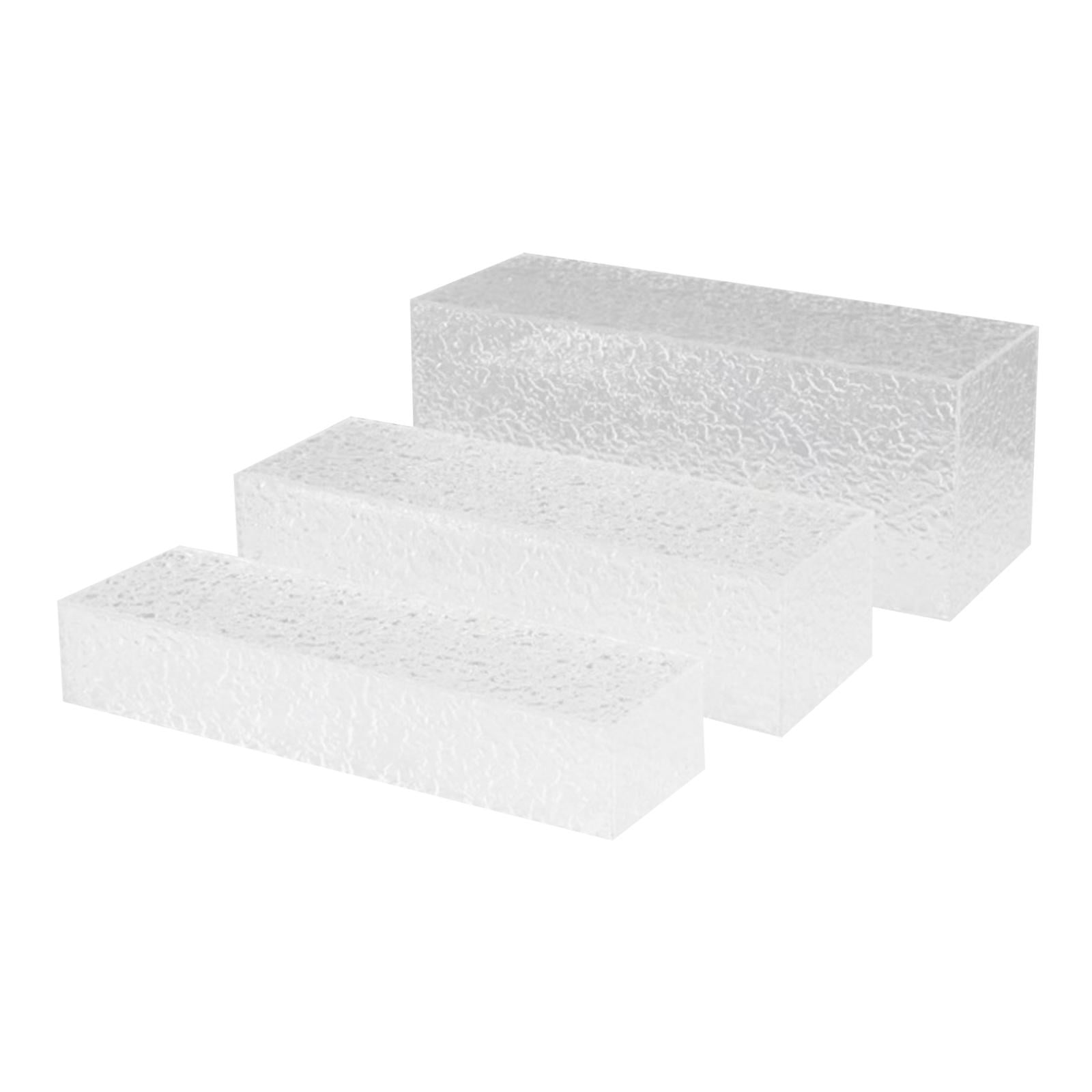 Baoblaze 3 Pieces Acrylic Dessert Stand Buffet Riser for Buffet Table ...